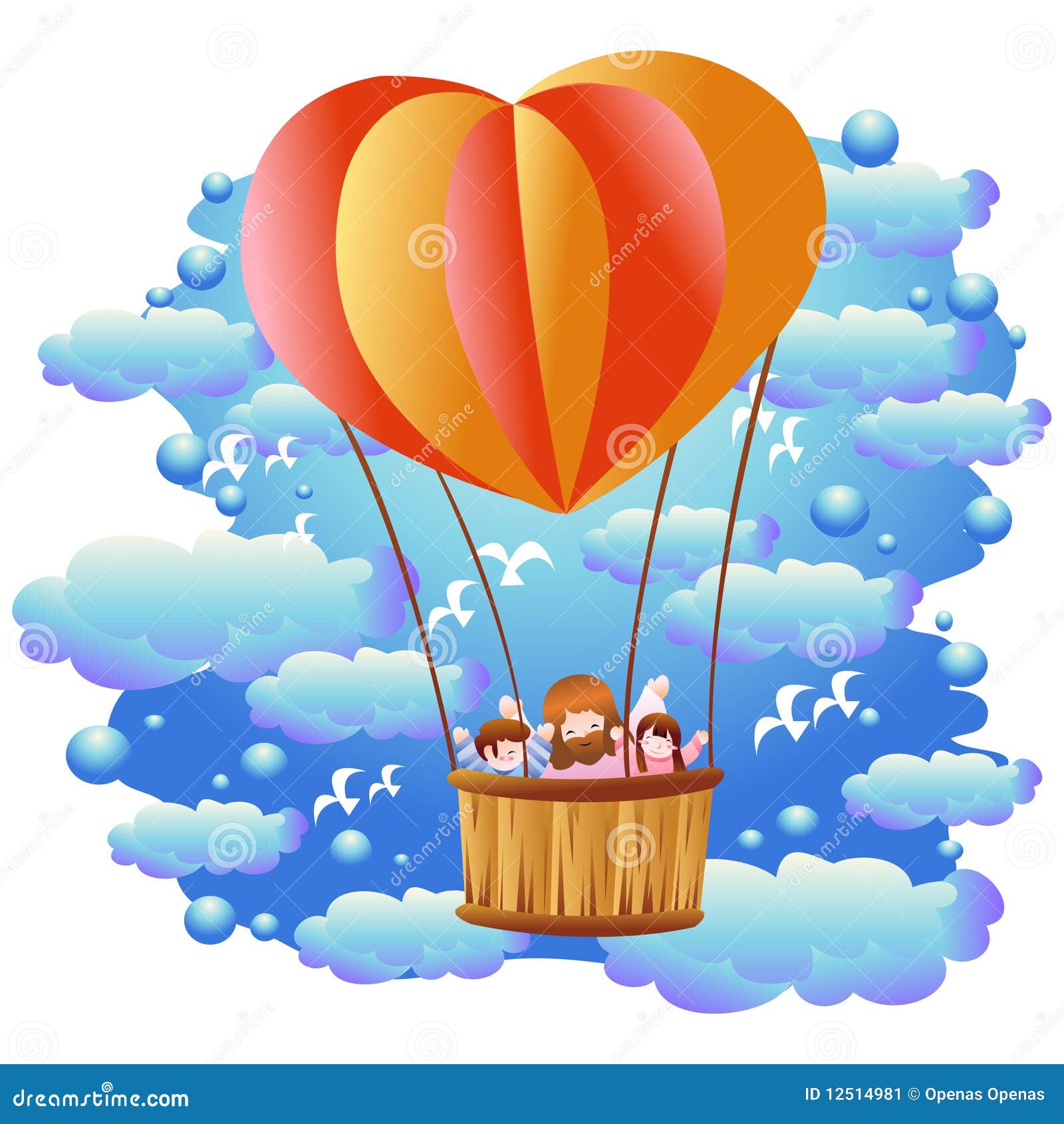 Balloon stock vector. Illustration of lord, jesus, christian - 12514981