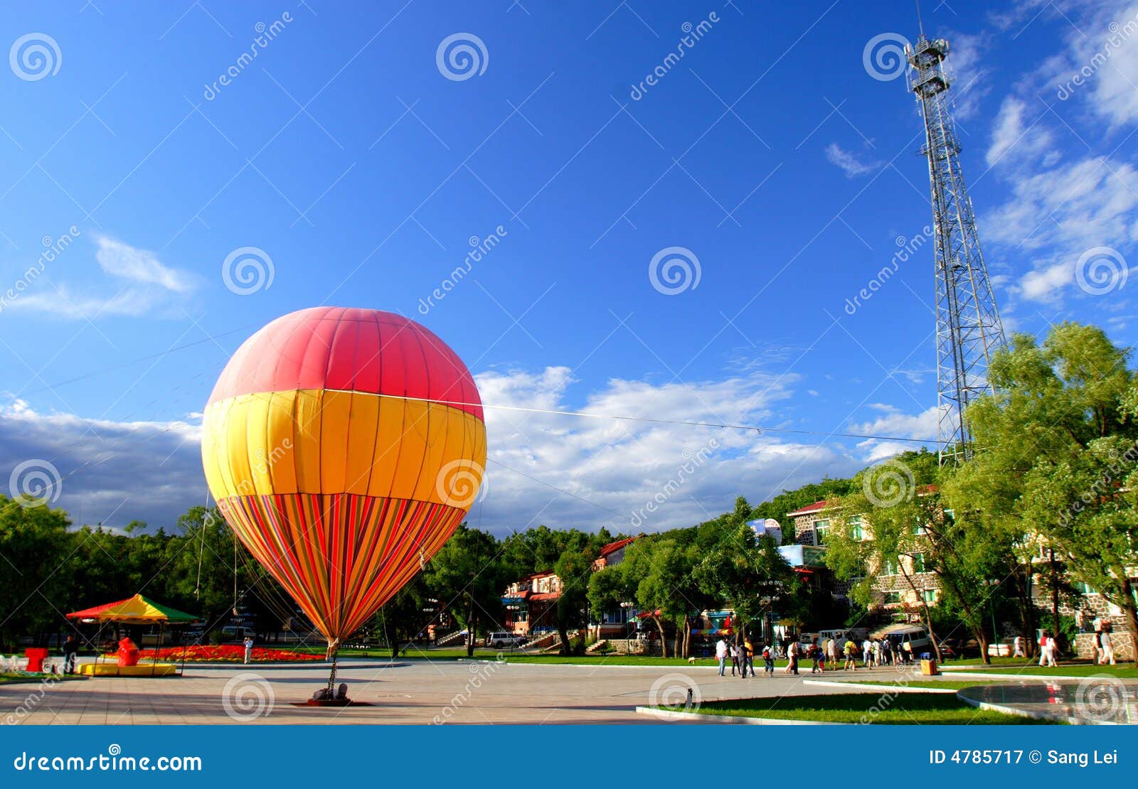 Balloon stock image. Image of beautiful, asia, skies, clouds - 4785717