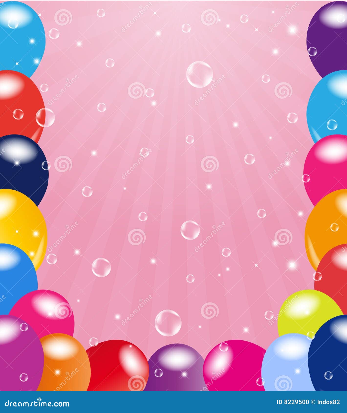 Balloon stock vector. Illustration of greeting, design - 8229500