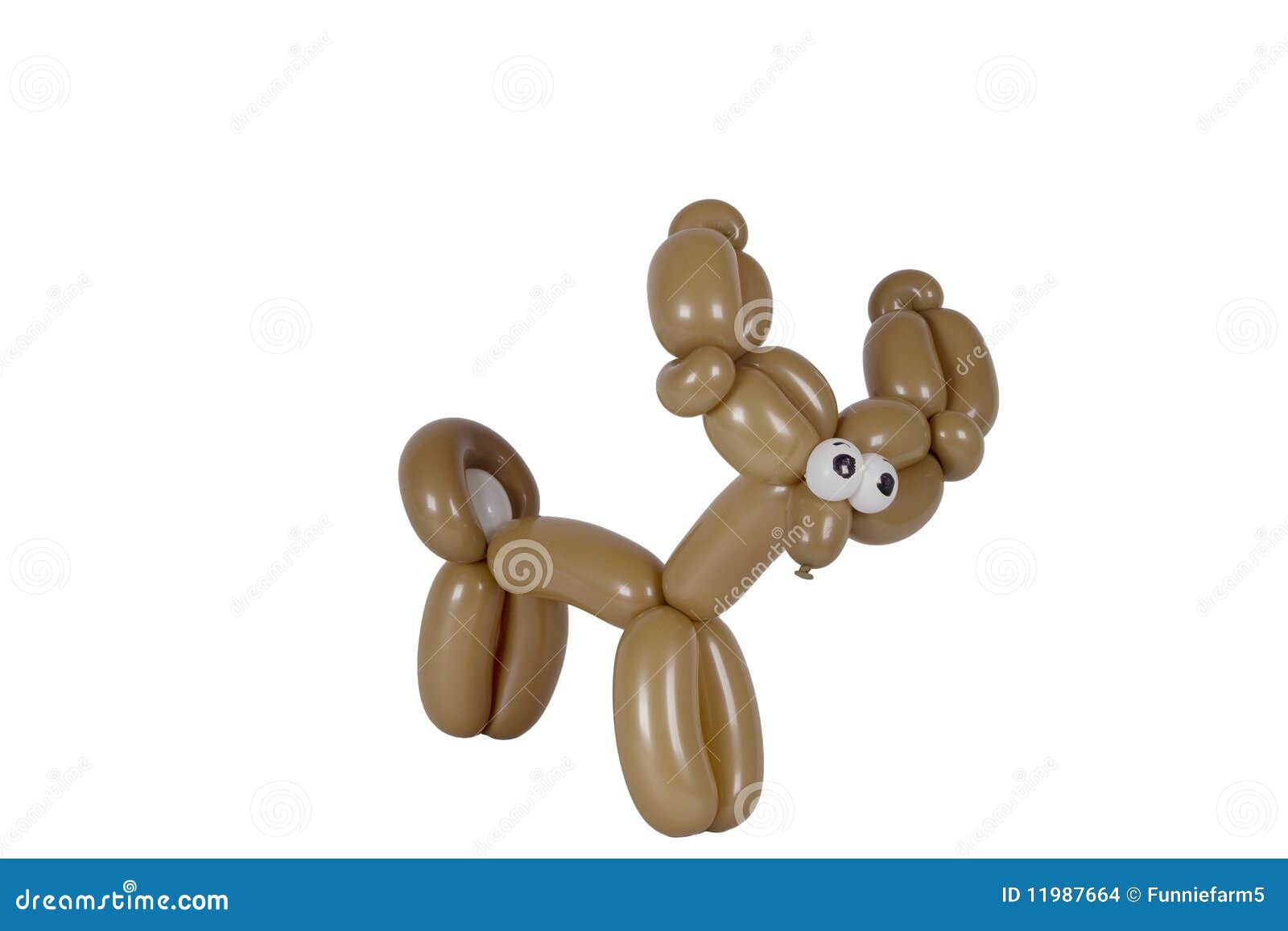Balloon Animal Deer Isolated on White Stock Photo - Image of isolated ...