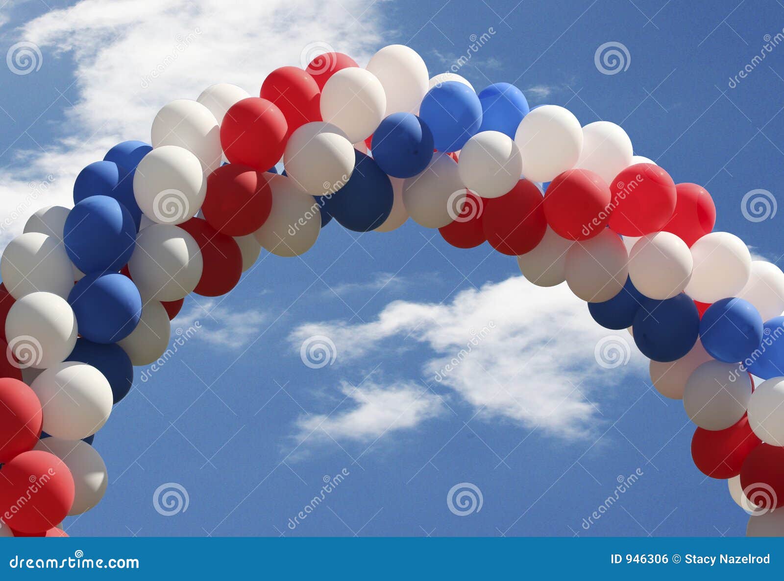 Balloon arch background stock photo. Image of bunch, happy - 946306