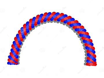 Balloon Arches Cartoon Vector Design Elements Stock Illustration ...