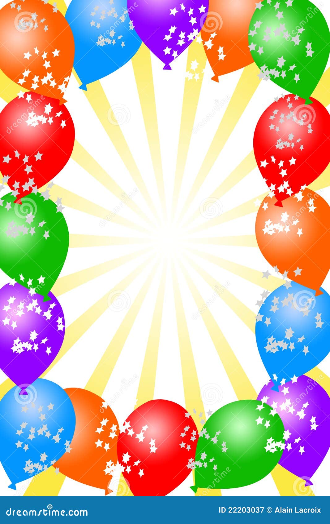 Balloon background stock illustration. Illustration of card - 22203037