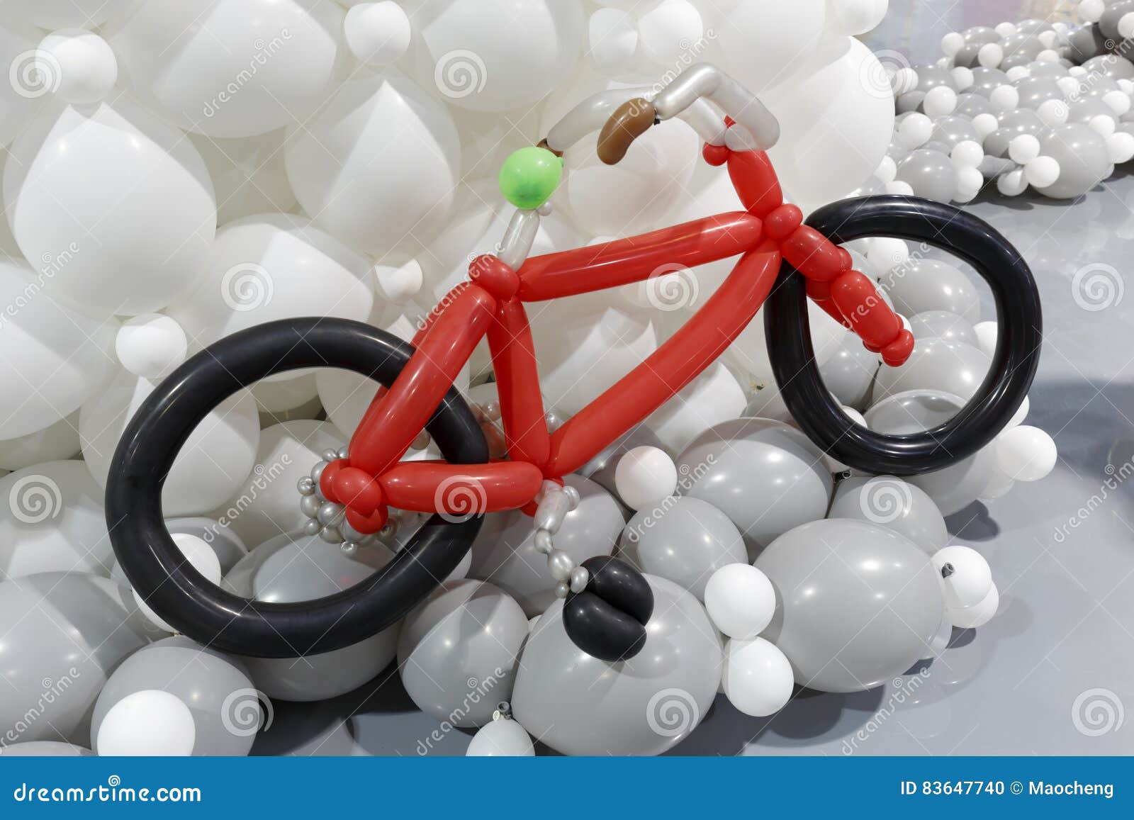 Balloon bike stock photo. Image of cute, holiday, play - 83647740