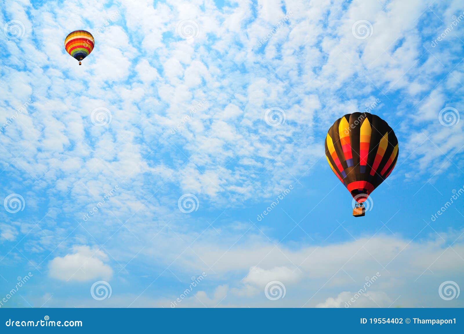 Balloon with blue sky stock photo. Image of scene, cloud - 19554402