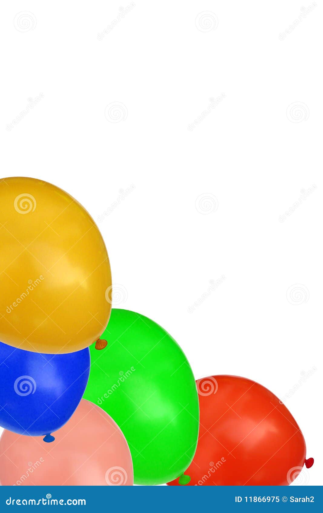 Balloon border /frame stock illustration. Illustration of border - 11866975