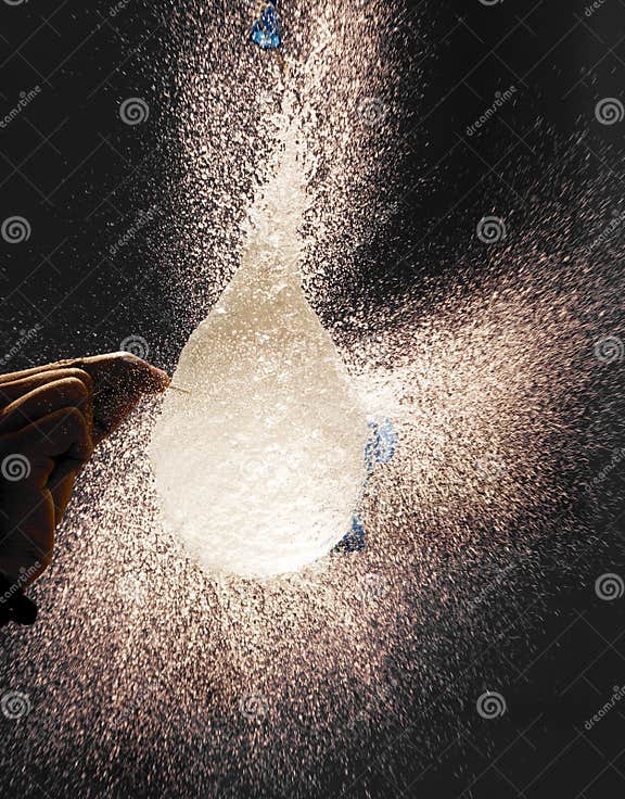 Balloon Burst in Fast Shutter Speed Stock Photo - Image of concept ...