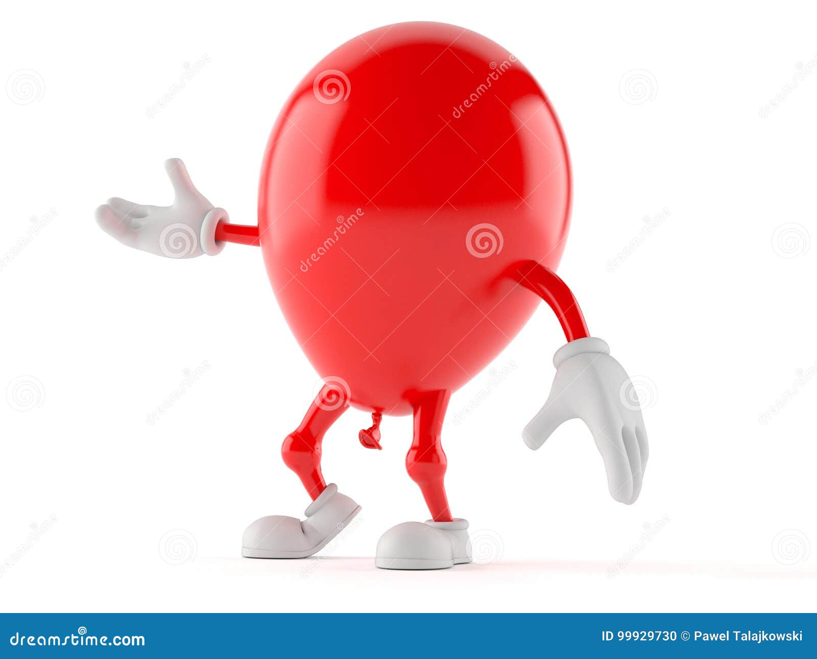 Balloon character stock illustration. Illustration of color - 99929730