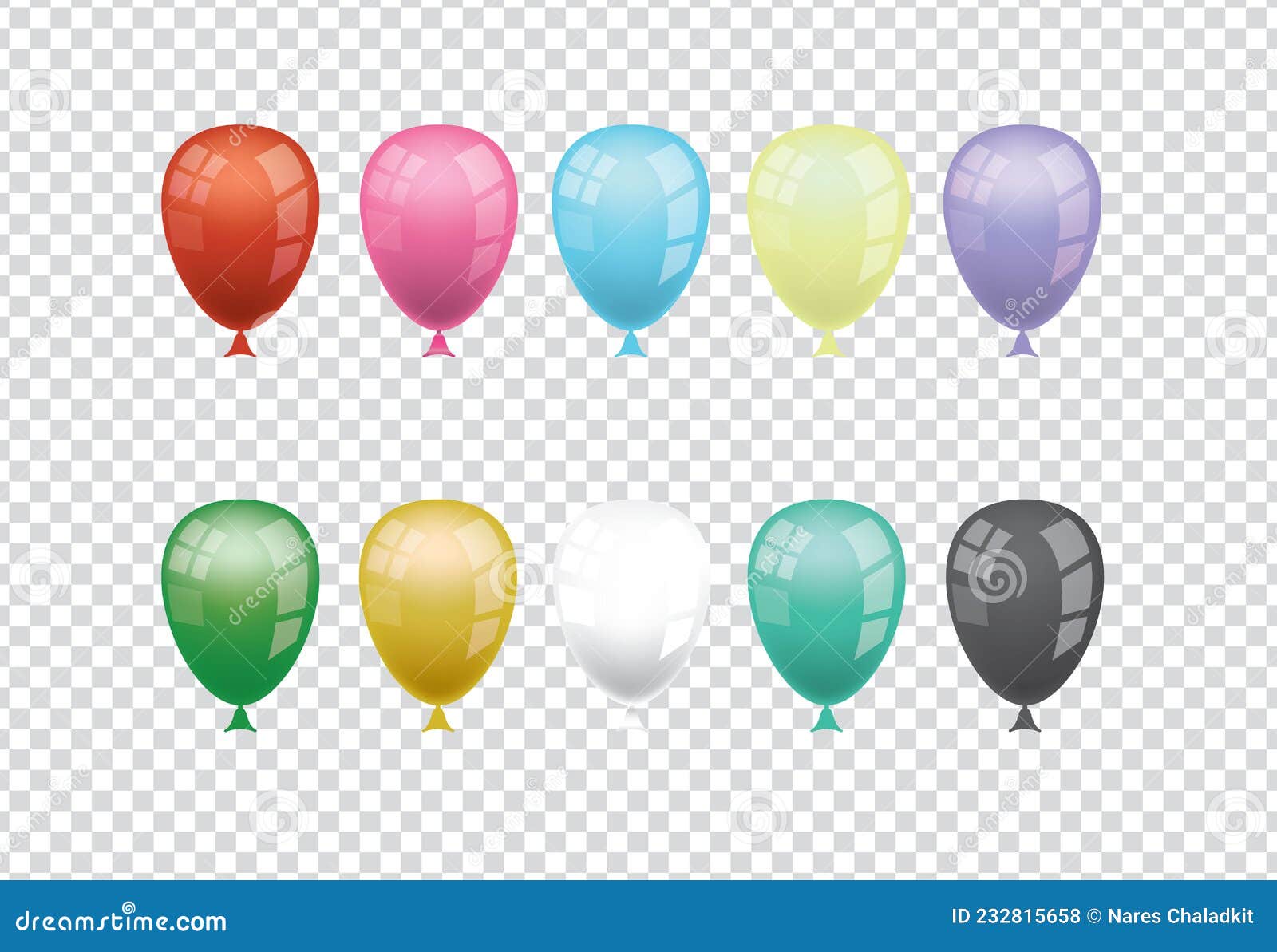 Balloon color stock vector. Illustration of color, surprise - 232815658