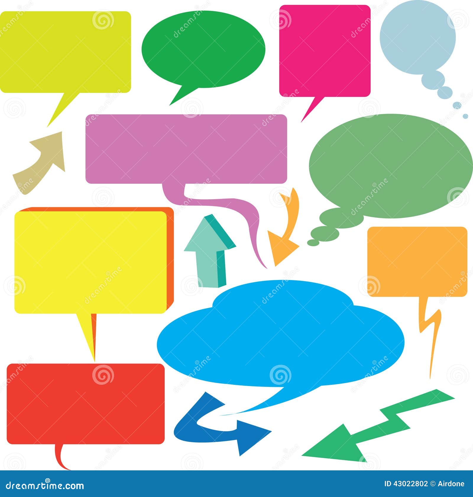 Balloon Dialogue stock vector. Illustration of comic - 43022802
