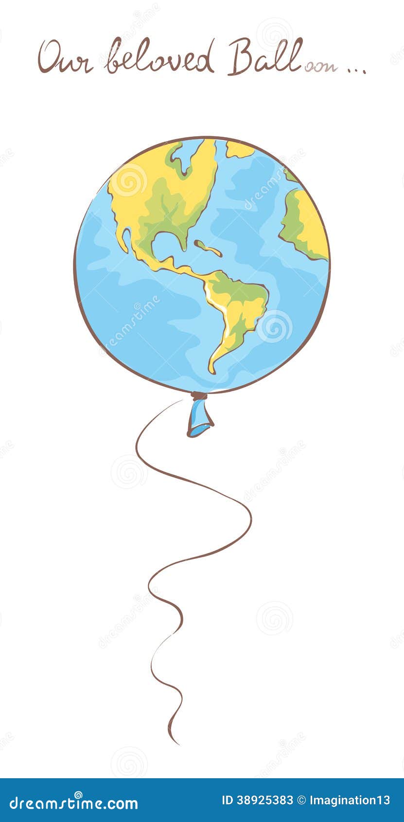 Balloon - Earth stock vector. Illustration of planet - 38925383