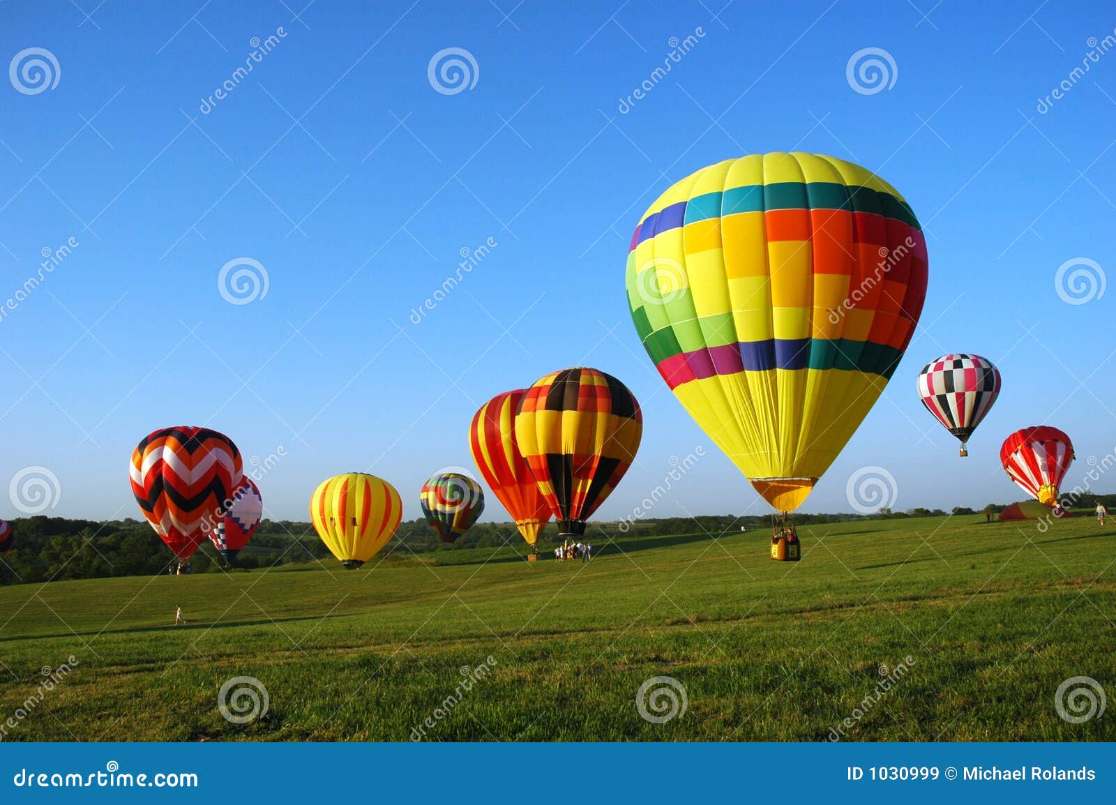 Balloon field stock image. Image of race, summer, recreation - 1030999