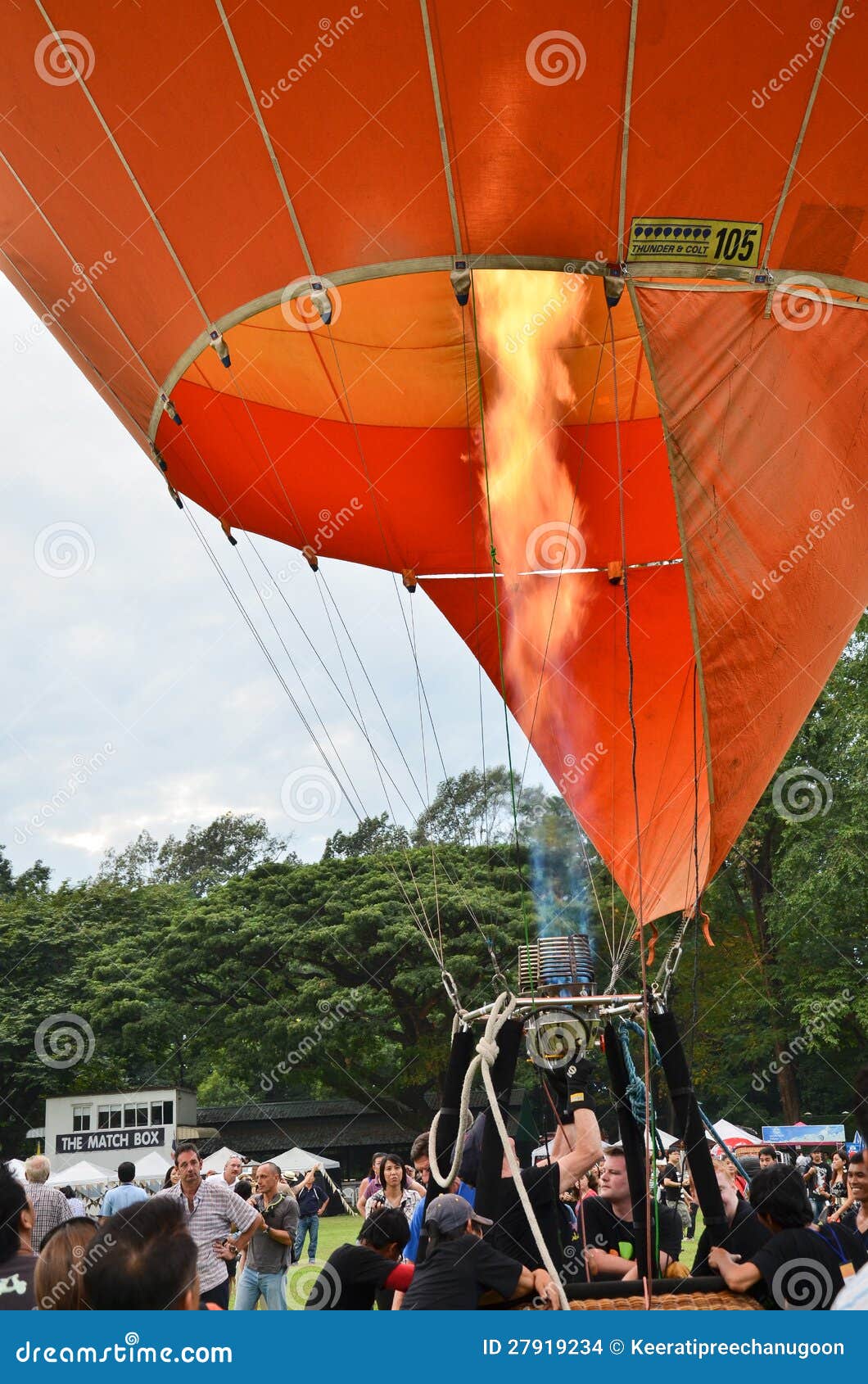 Balloon Fire editorial stock image. Image of transportation - 27919234
