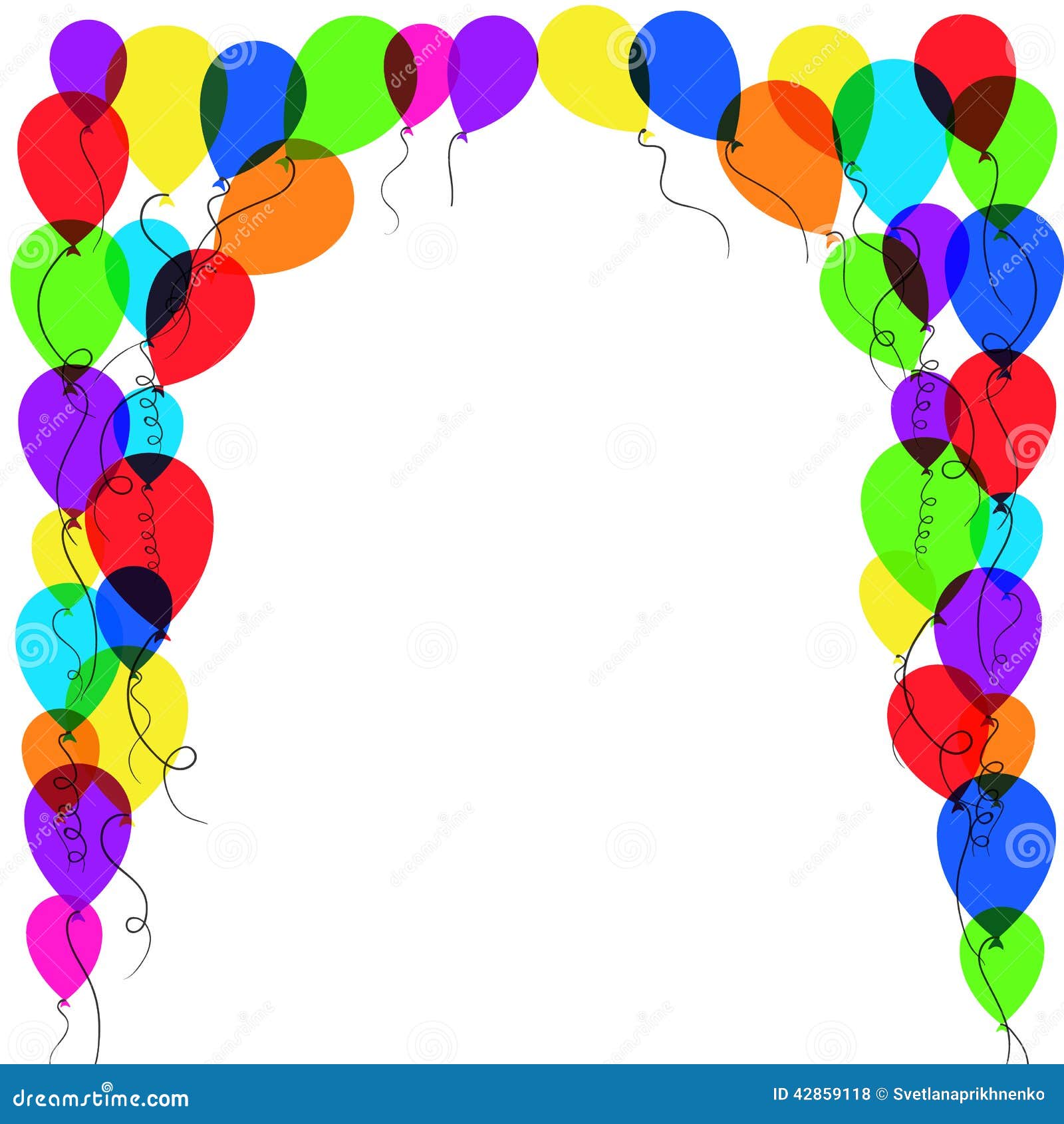Balloon Frame Stock Photography | CartoonDealer.com #7011092