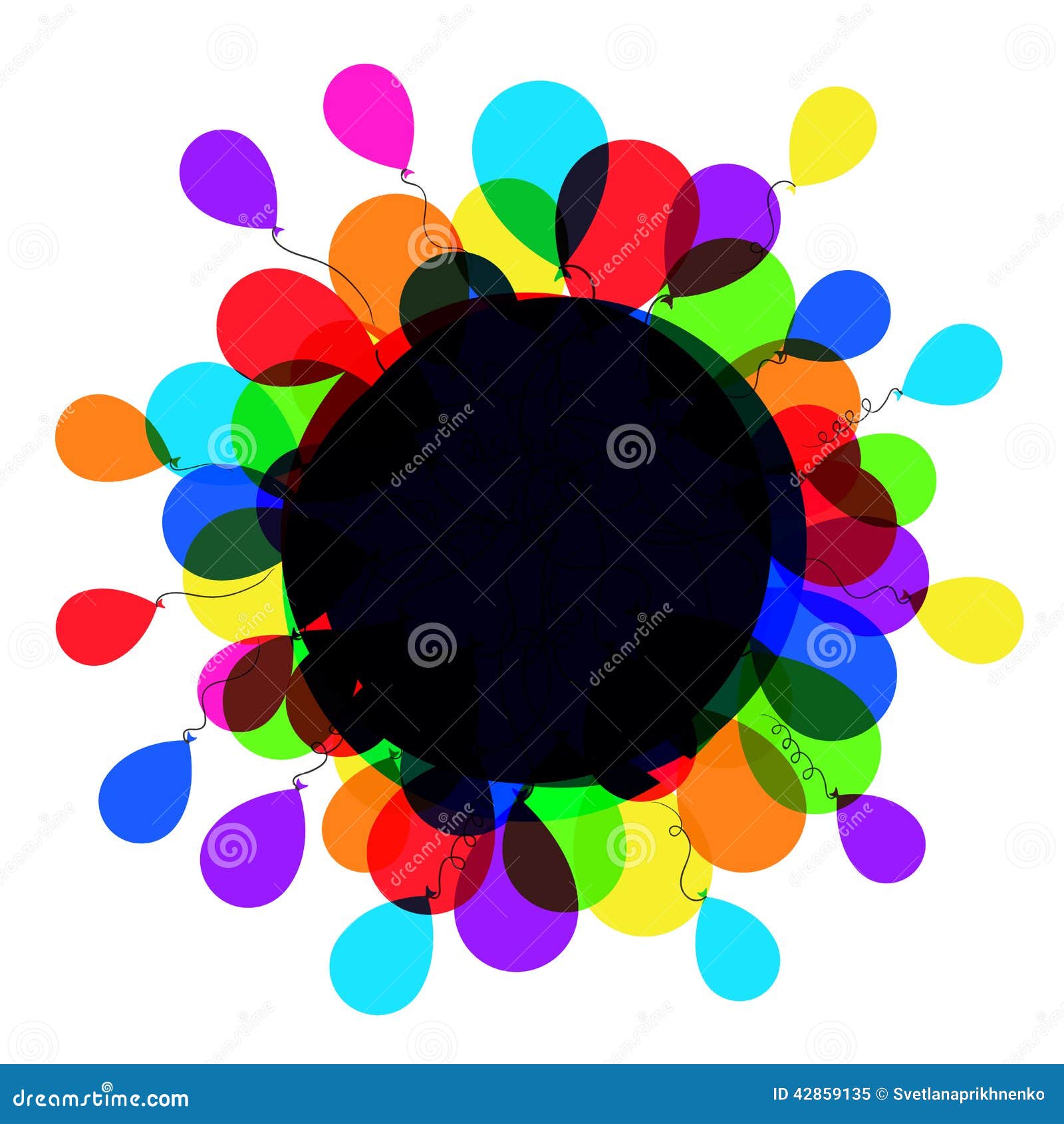 Balloon Frame Background Stock Photography | CartoonDealer.com #36616766