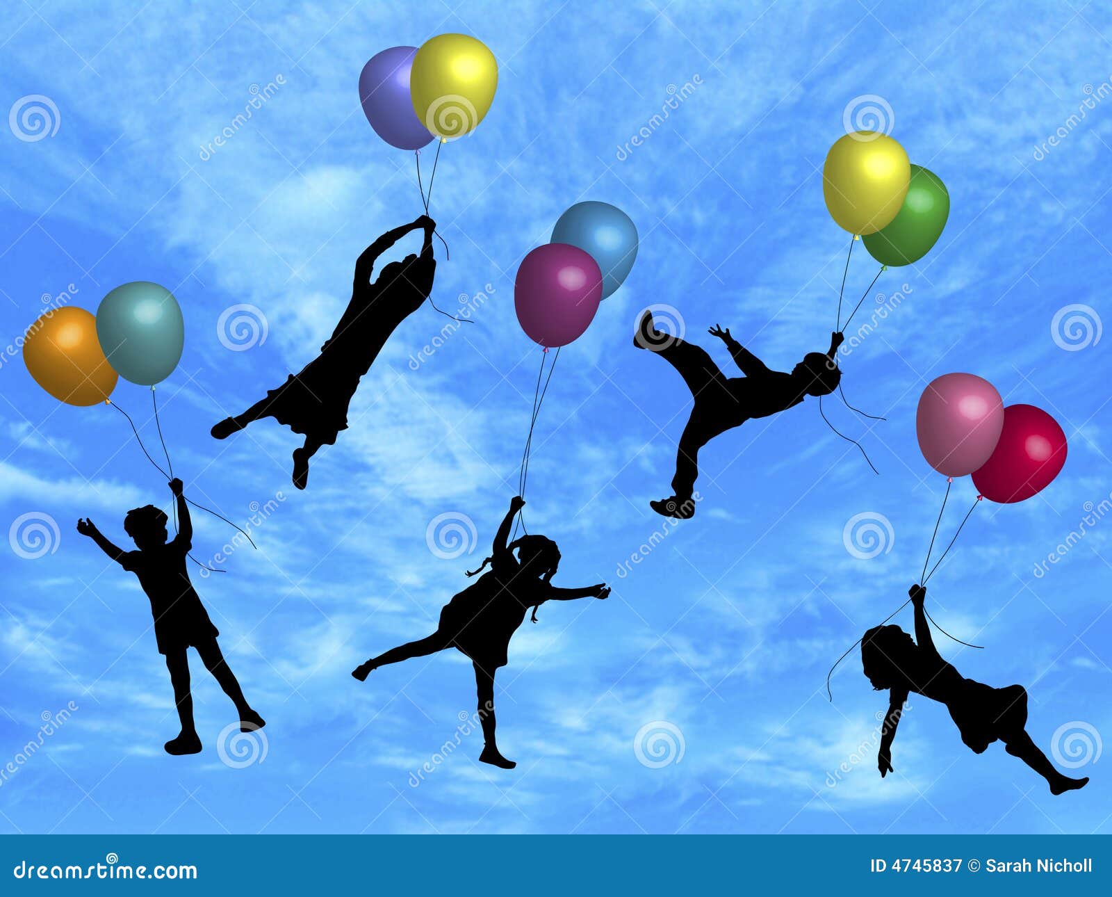 Balloon Fun 2 stock illustration. Illustration of helium - 4745837
