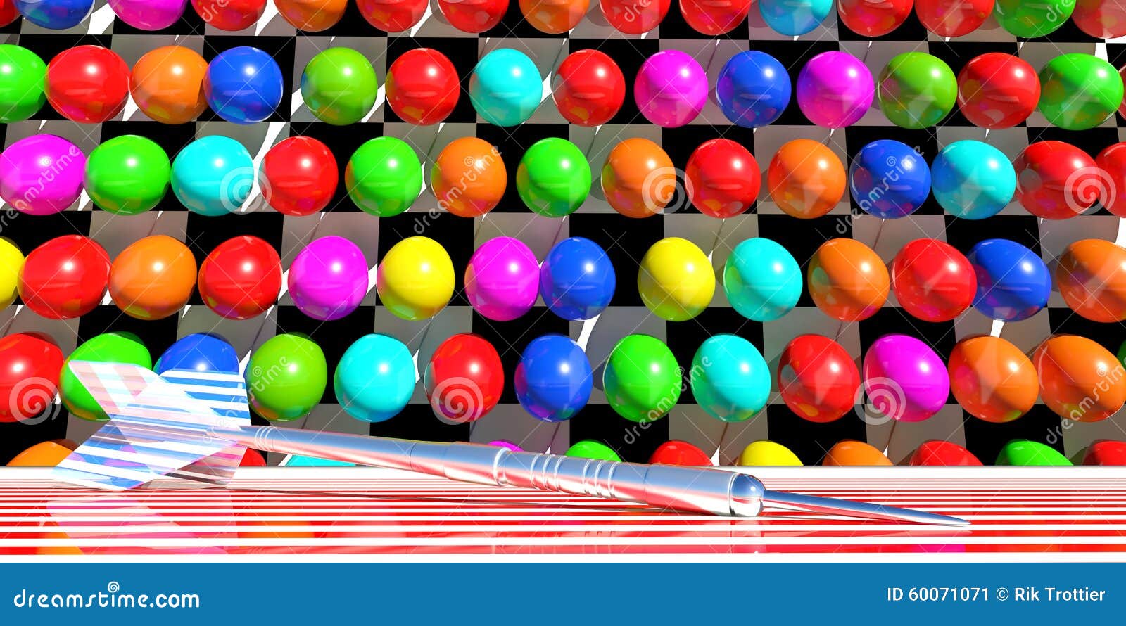 Balloon Game stock illustration. Illustration of colorful - 60071071