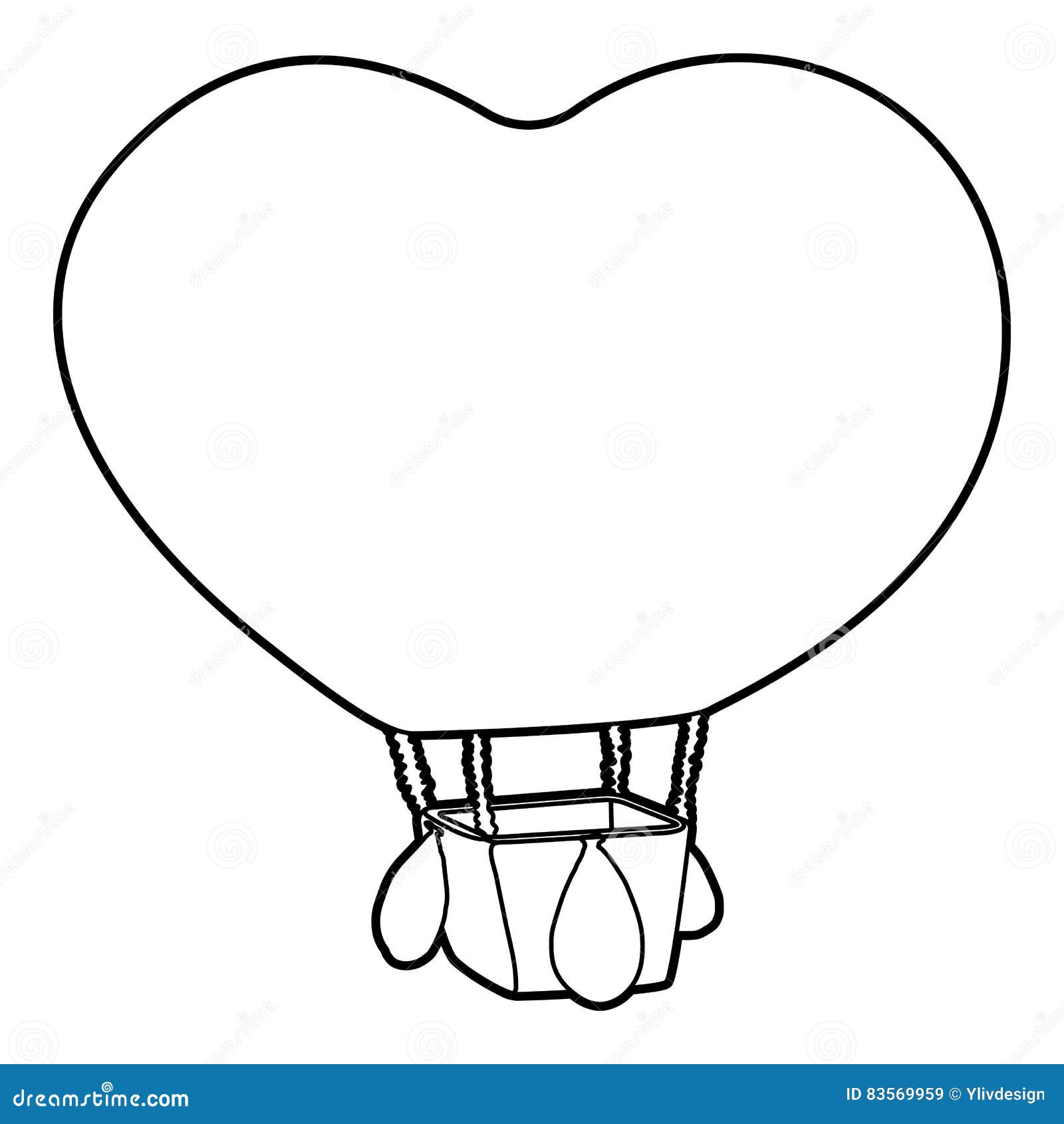 Balloon Icon, Outline Style Stock Vector - Illustration of isolated ...