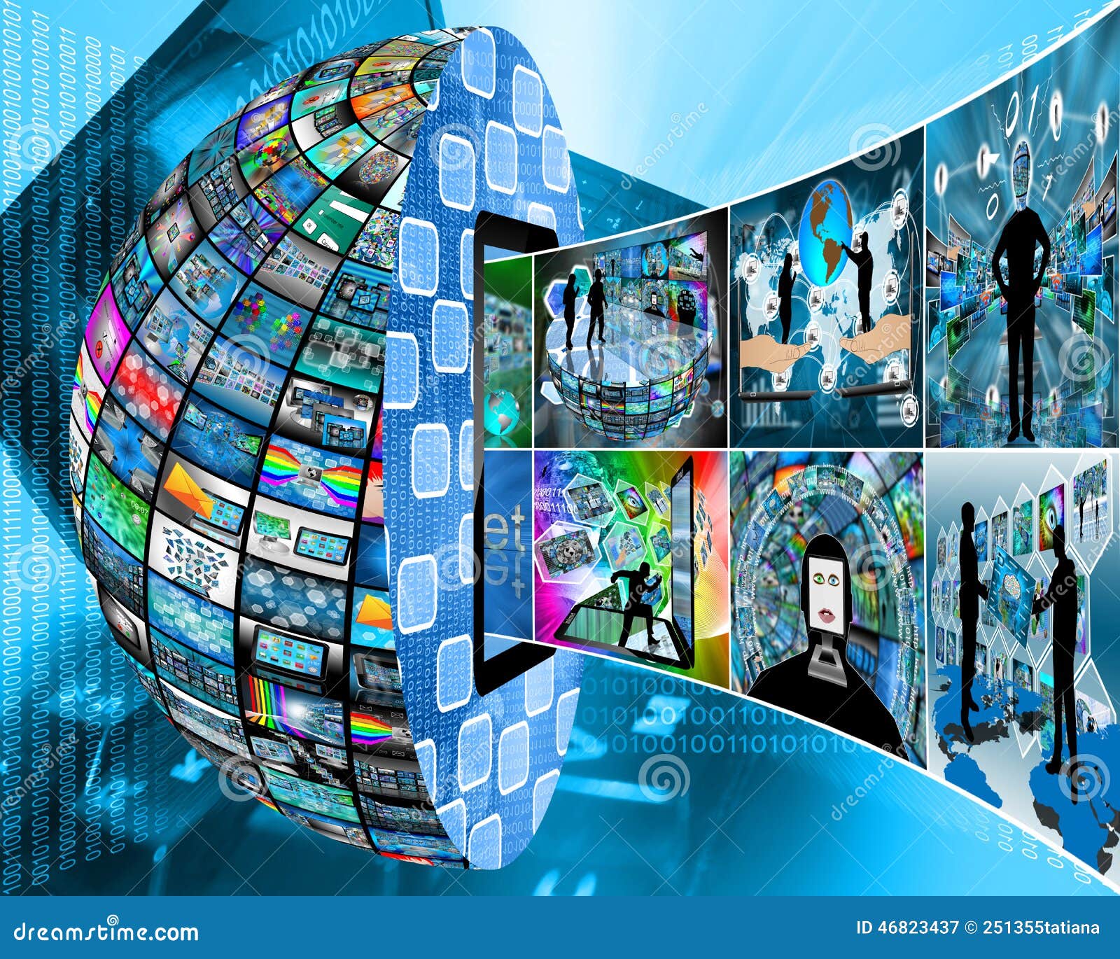 Balloon information stock image. Image of computer, digital - 46823437