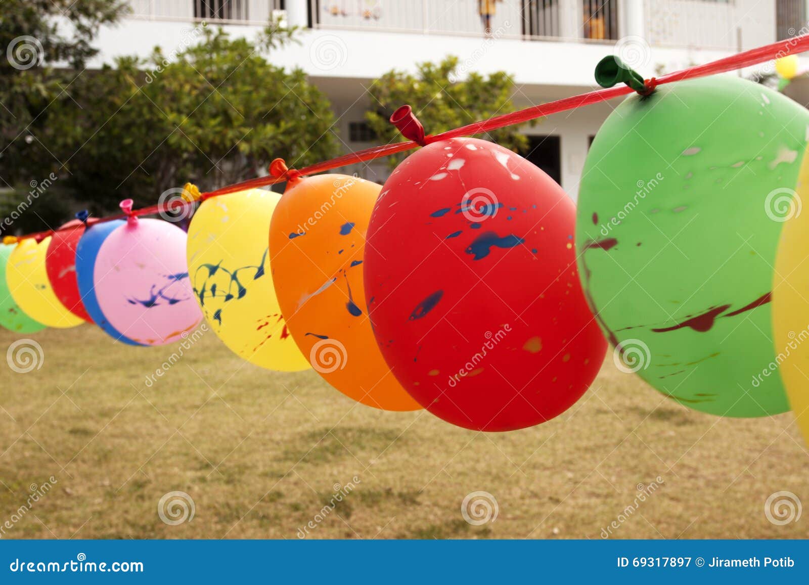 Balloon for Kits To Play at Play Ground Stock Image - Image of party ...
