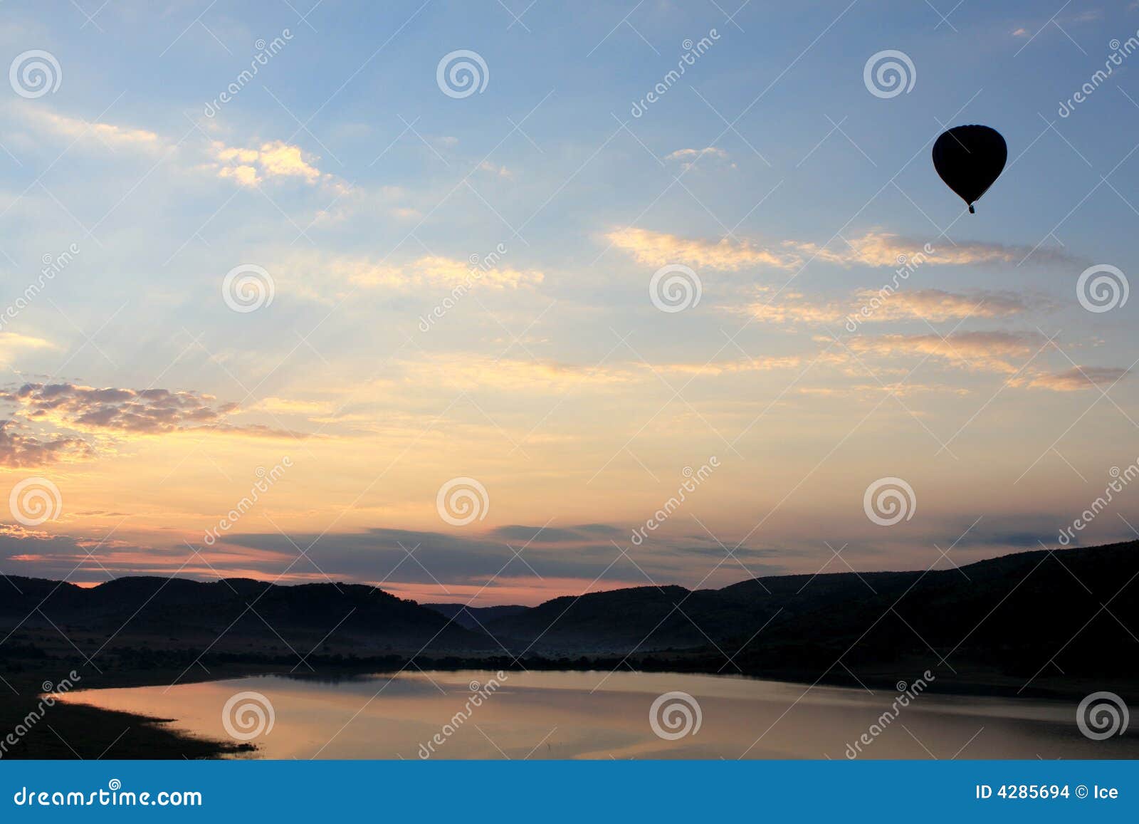 Balloon Landscape 1 stock photo. Image of floating, country - 4285694