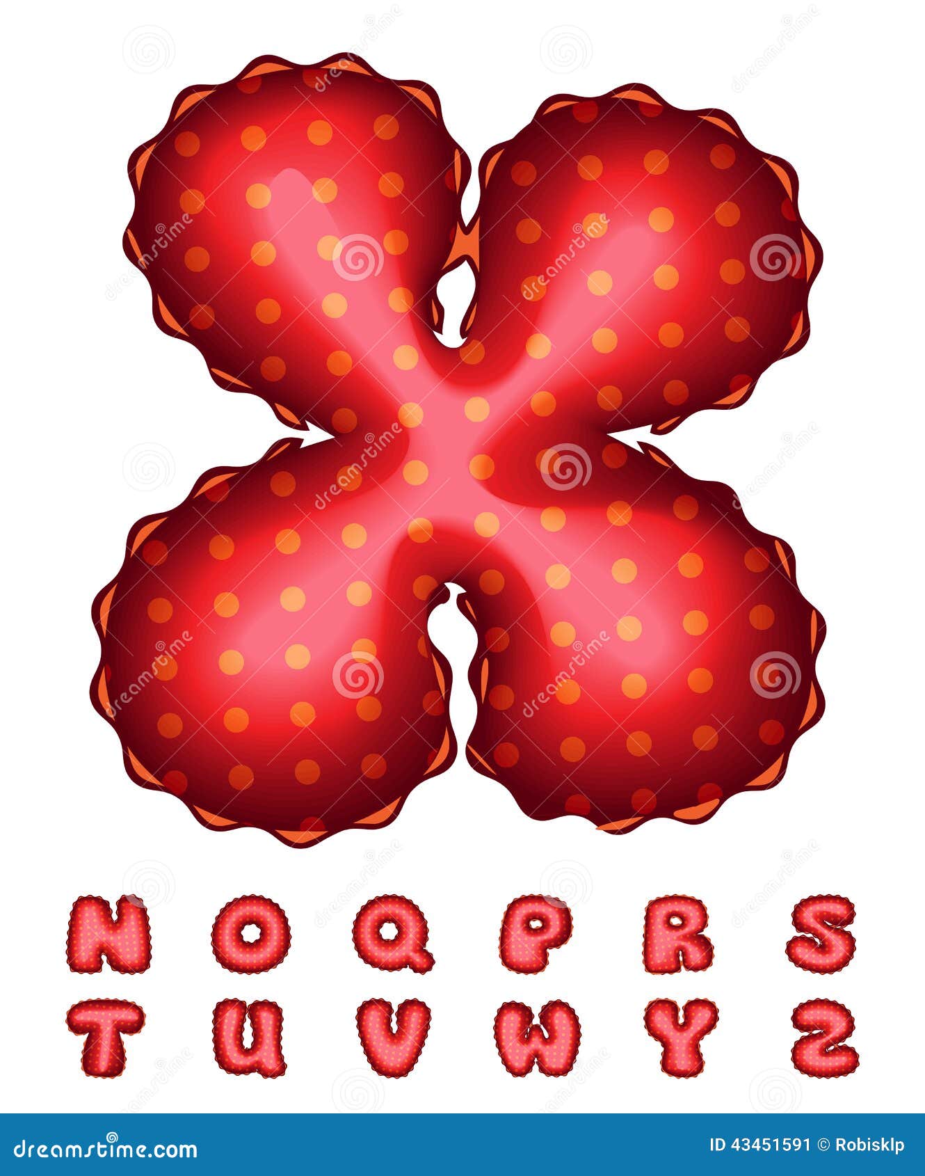 Balloon Letters stock vector. Illustration of decoration - 43451591