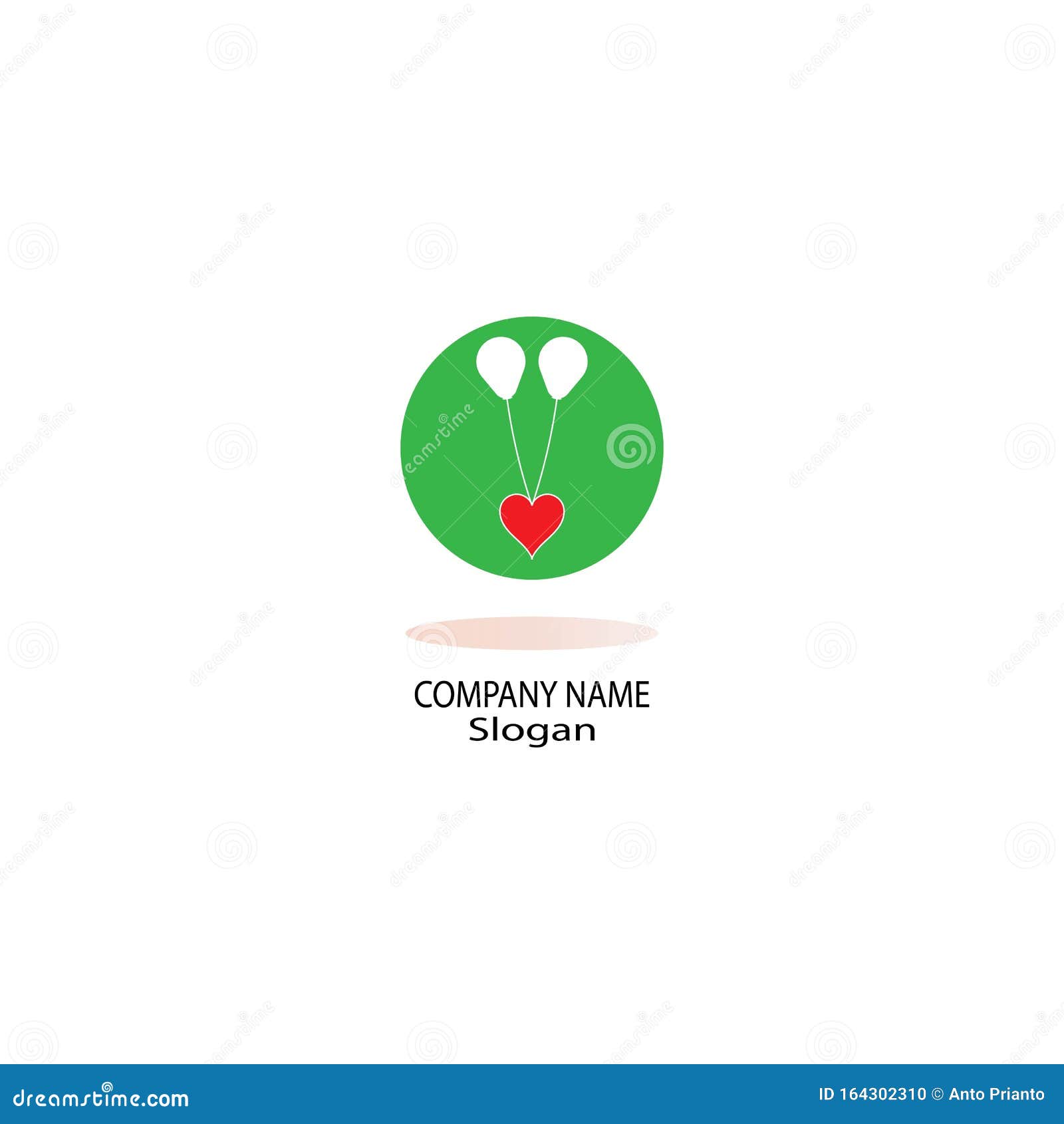 Balloon Logo Vector Template Icon Illustration Stock Vector ...