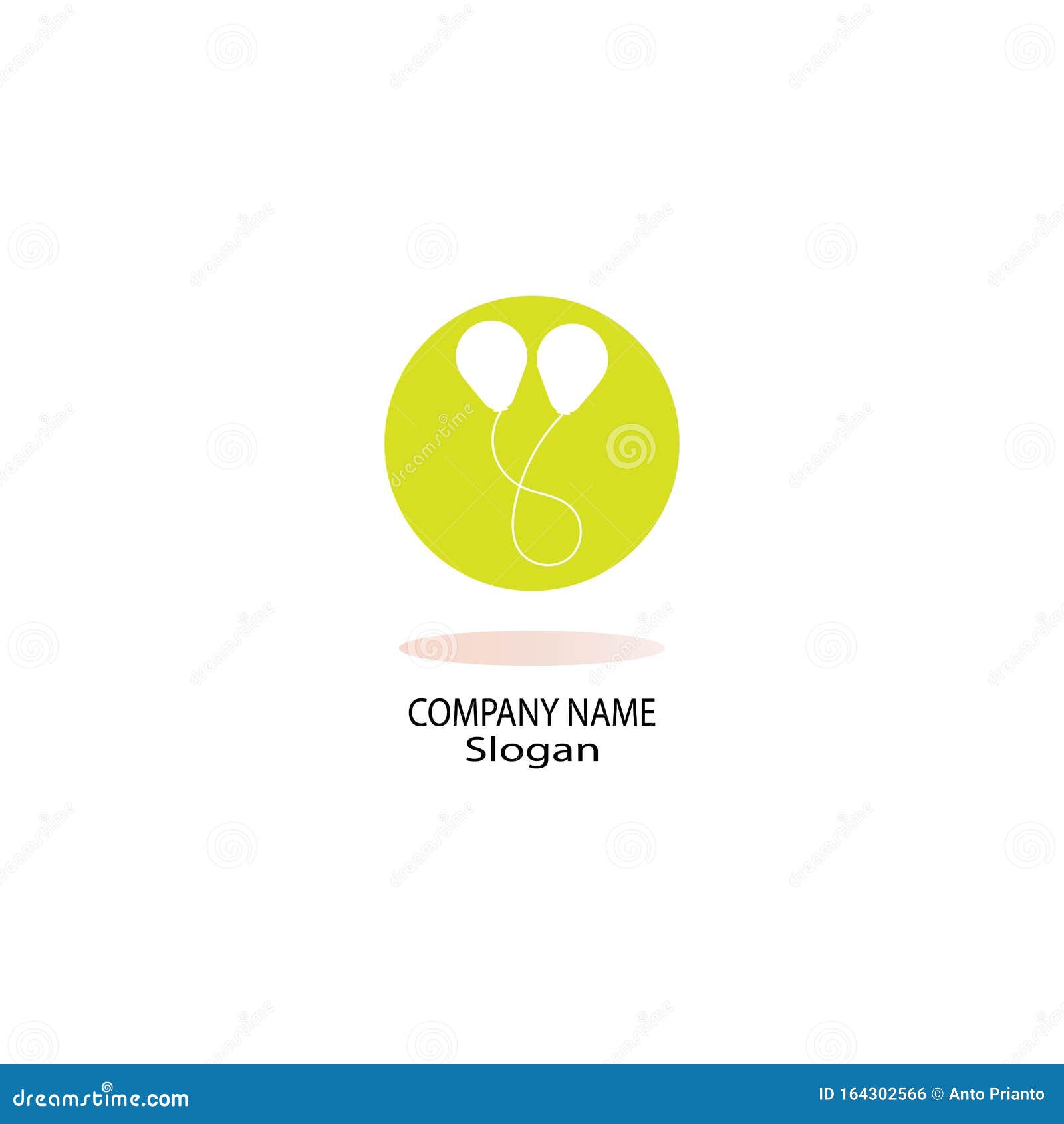 Balloon Logo Vector Template Icon Illustration Stock Vector ...