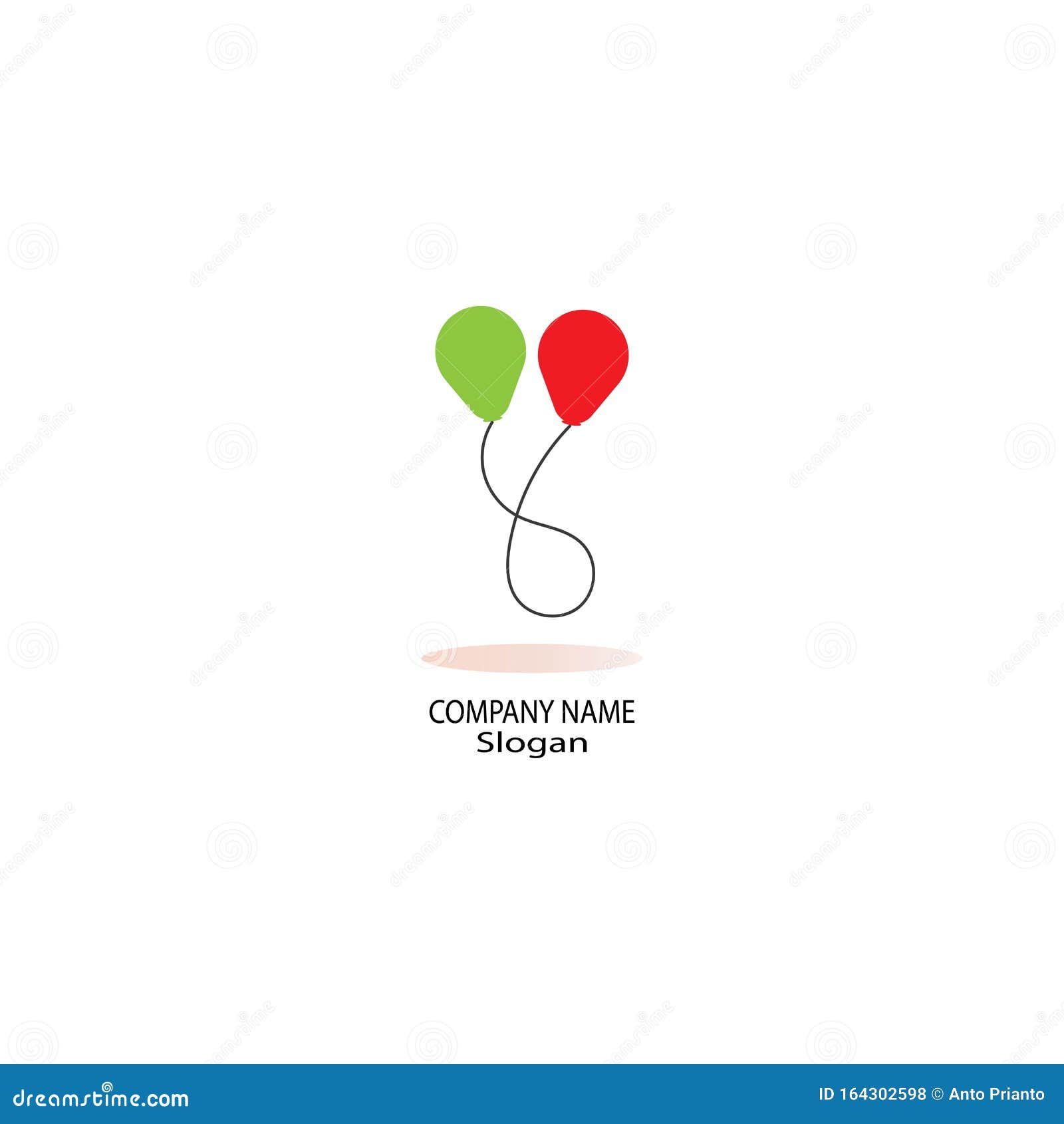 Balloon Logo Vector Template Icon Illustration Stock Vector ...