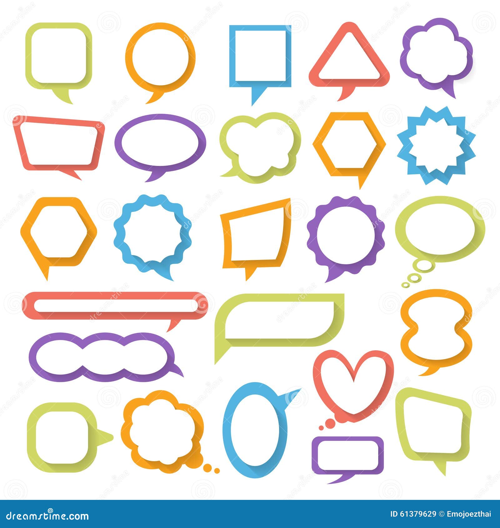 Balloon message stock vector. Illustration of concept - 61379629