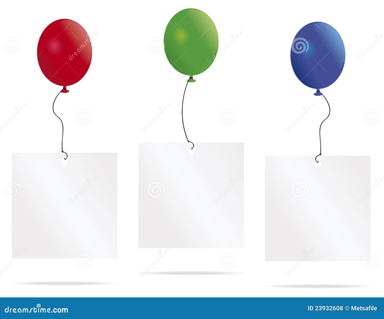 Balloon messages stock vector. Illustration of sell, green - 23932608