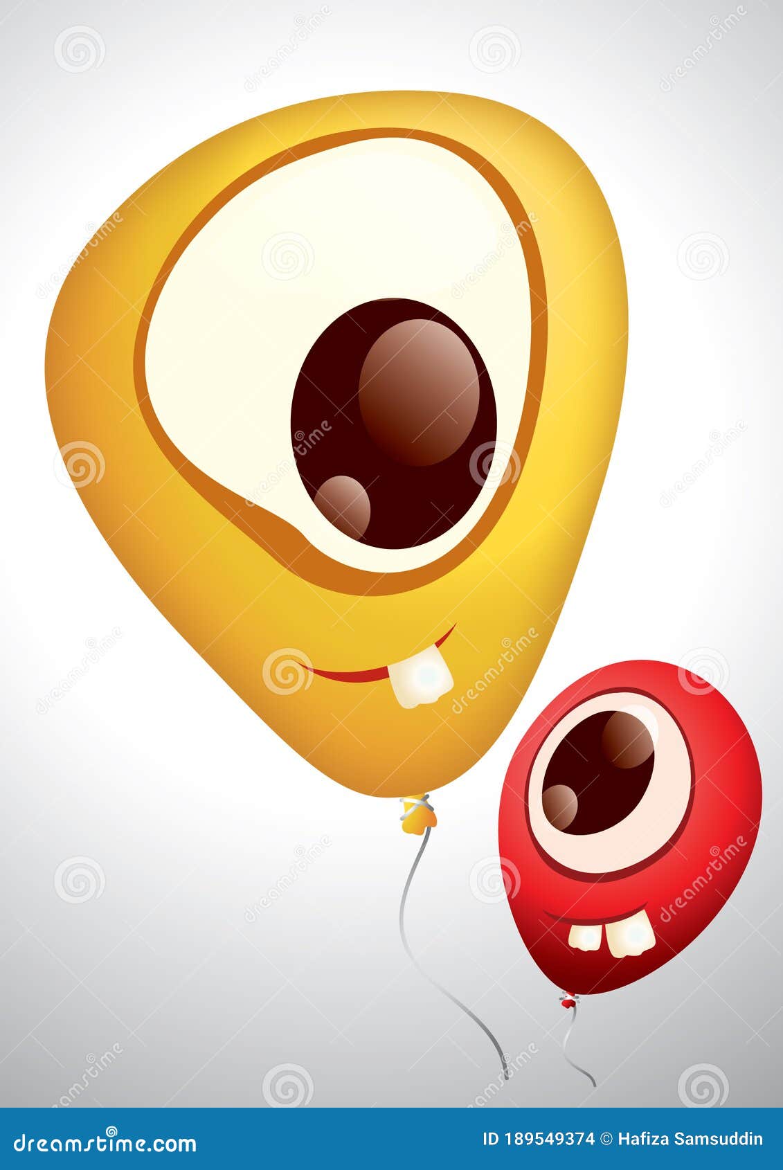 Balloon Monsters. Vector Illustration Decorative Design Stock Vector ...
