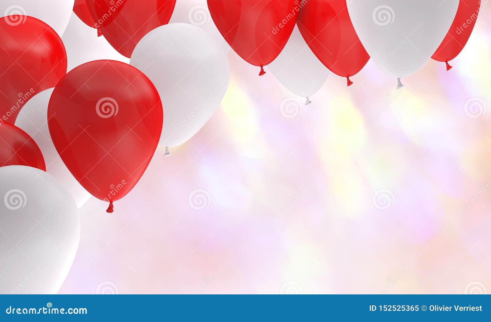 Balloon Purple Red White Birthday Background Party Stock Illustration