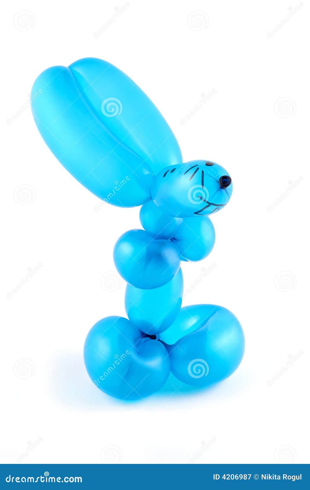 Balloon rabbit stock image. Image of craft, balloon, cute - 4206987