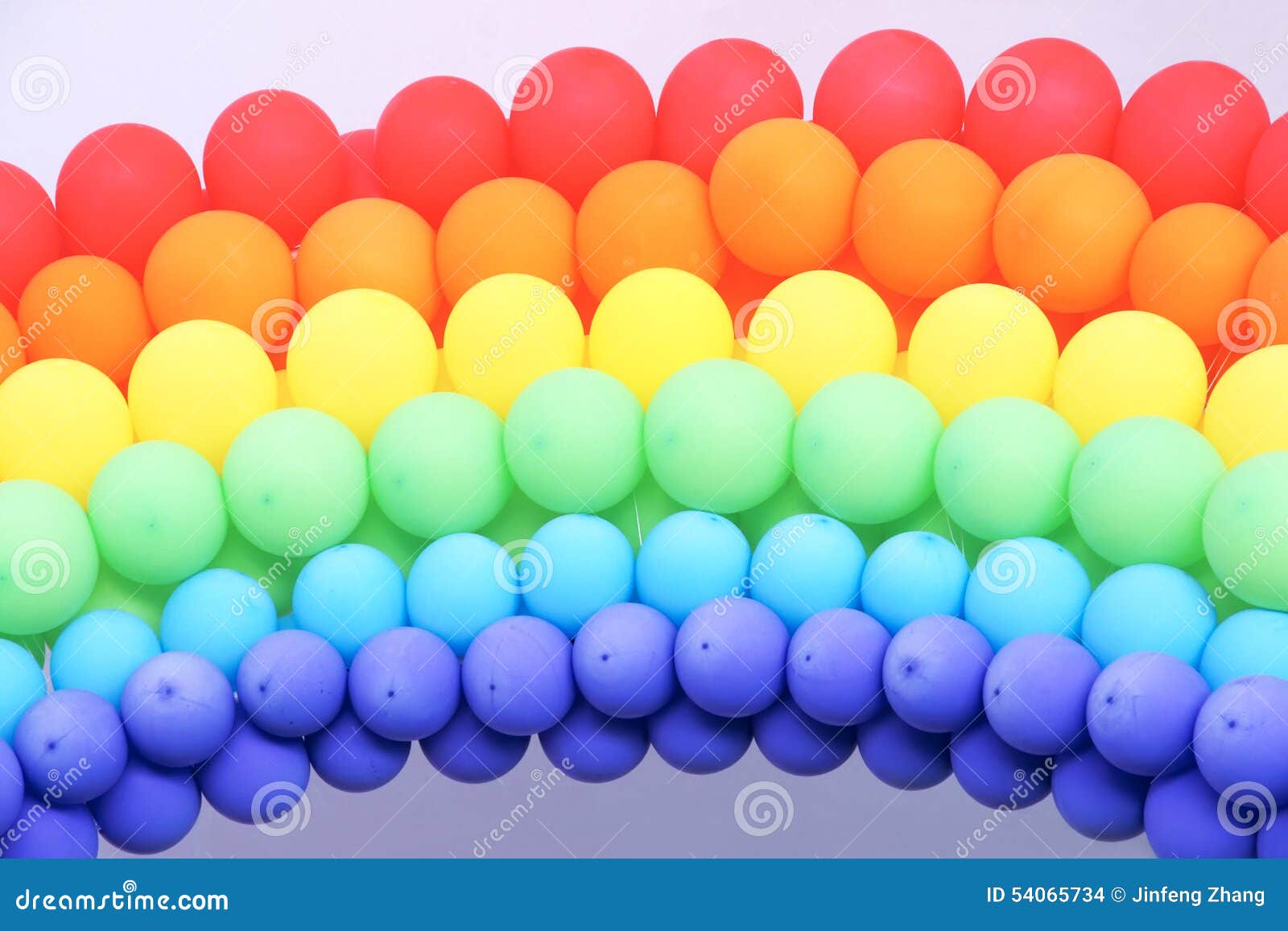 Balloon rainbow stock photo. Image of balloons, color - 54065734
