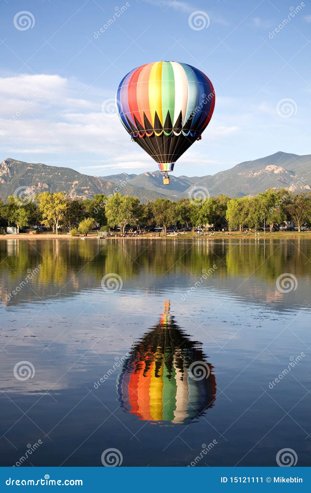 Balloon Reflection stock image. Image of colorful, clouds - 15121111
