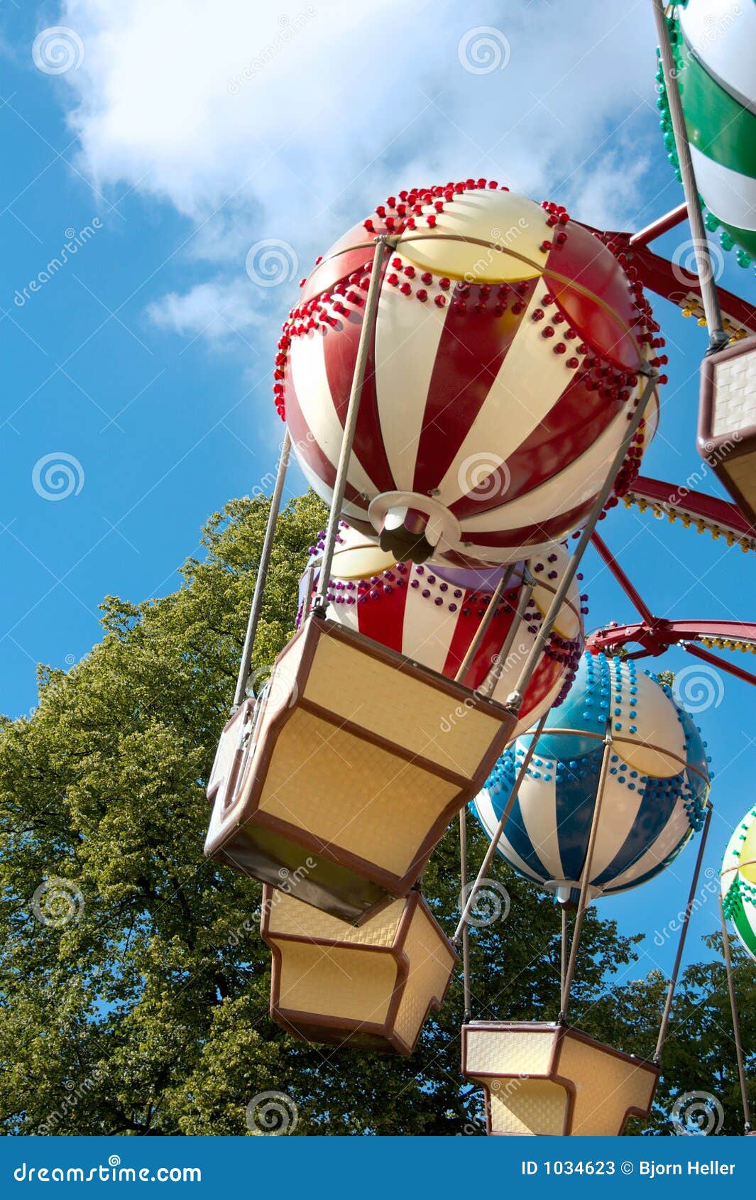 Balloon ride stock image. Image of round, funfair, amusement - 1034623
