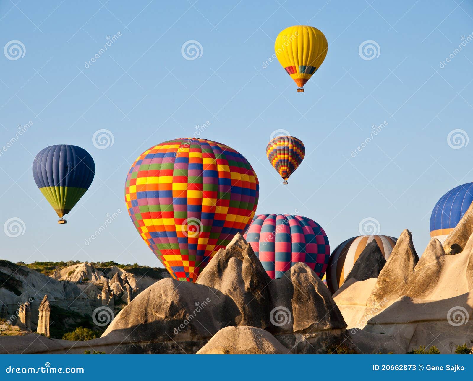 Balloon Ride stock image. Image of colorful, travel, landscape - 20662873