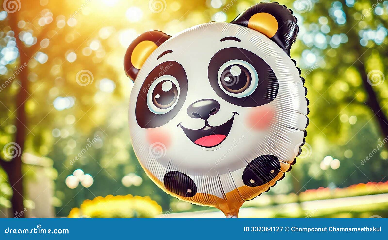 Smiling Panda Cartoon Vector Illustration | CartoonDealer.com #87523486