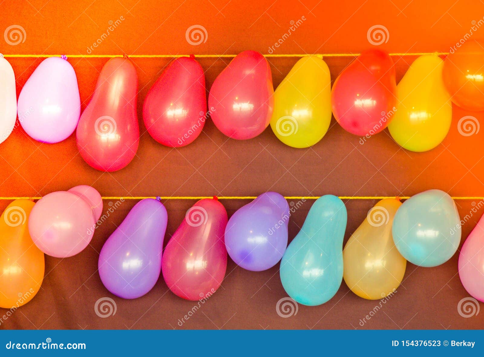 Balloon Shooting Game with Balloons on a String Stock Image - Image of ...