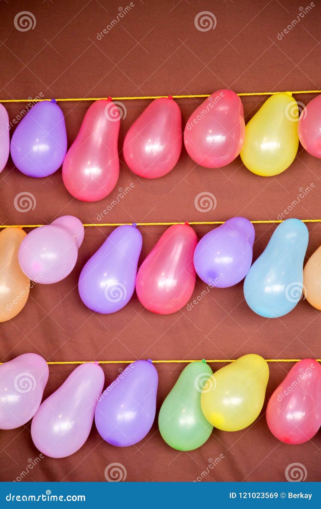 Balloon Shooting Game with Balloons on a String Stock Image - Image of ...