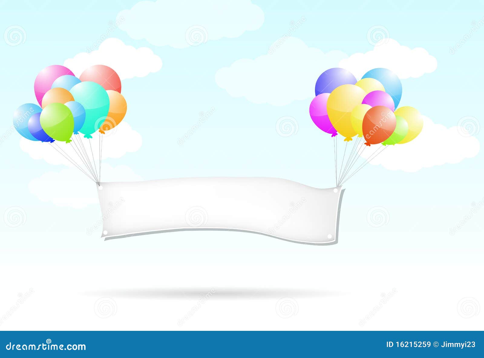 Balloon sign stock illustration. Illustration of creative - 16215259