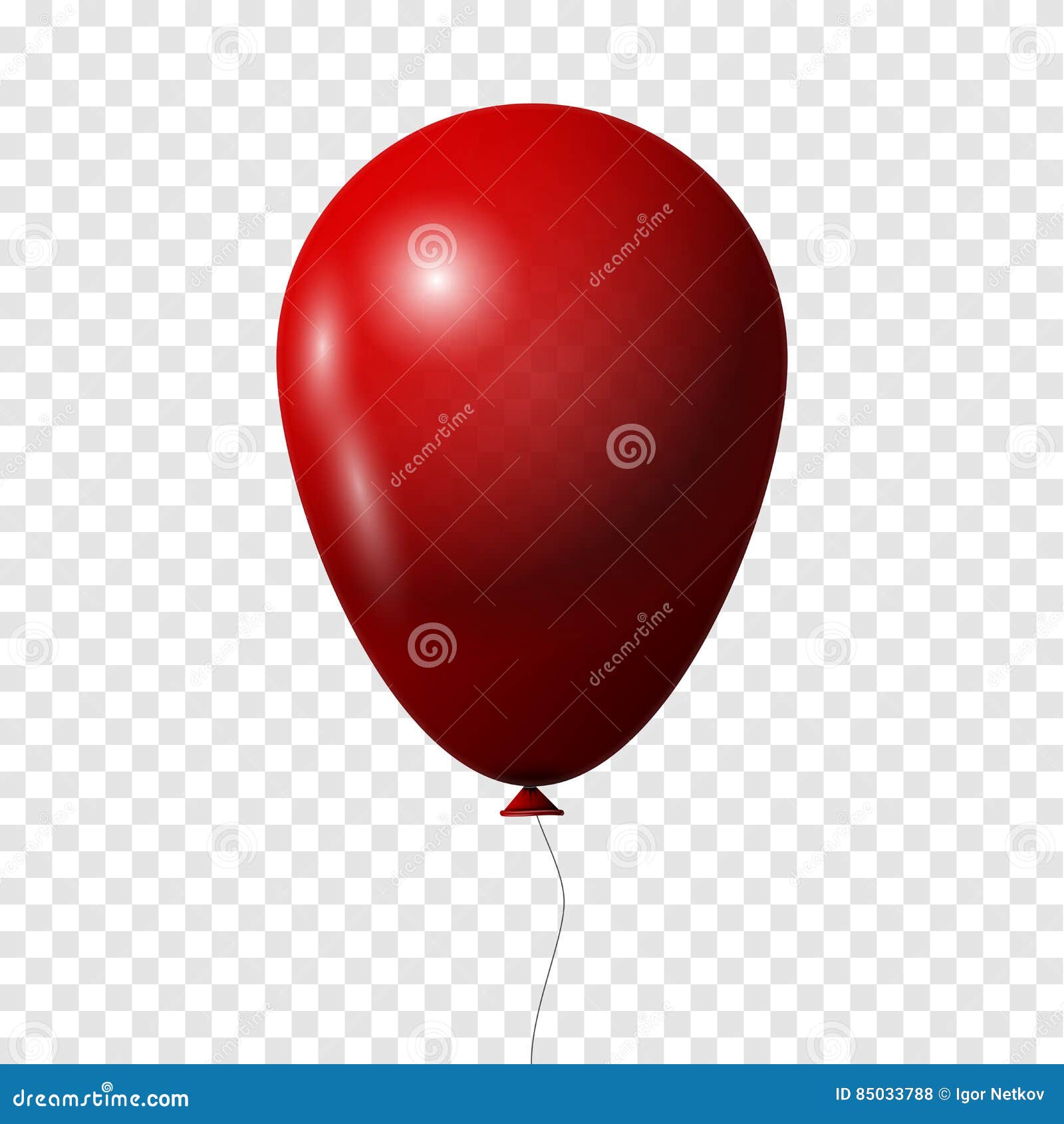 Balloon. Transparent Isolated Vector Stock Vector - Illustration of ...