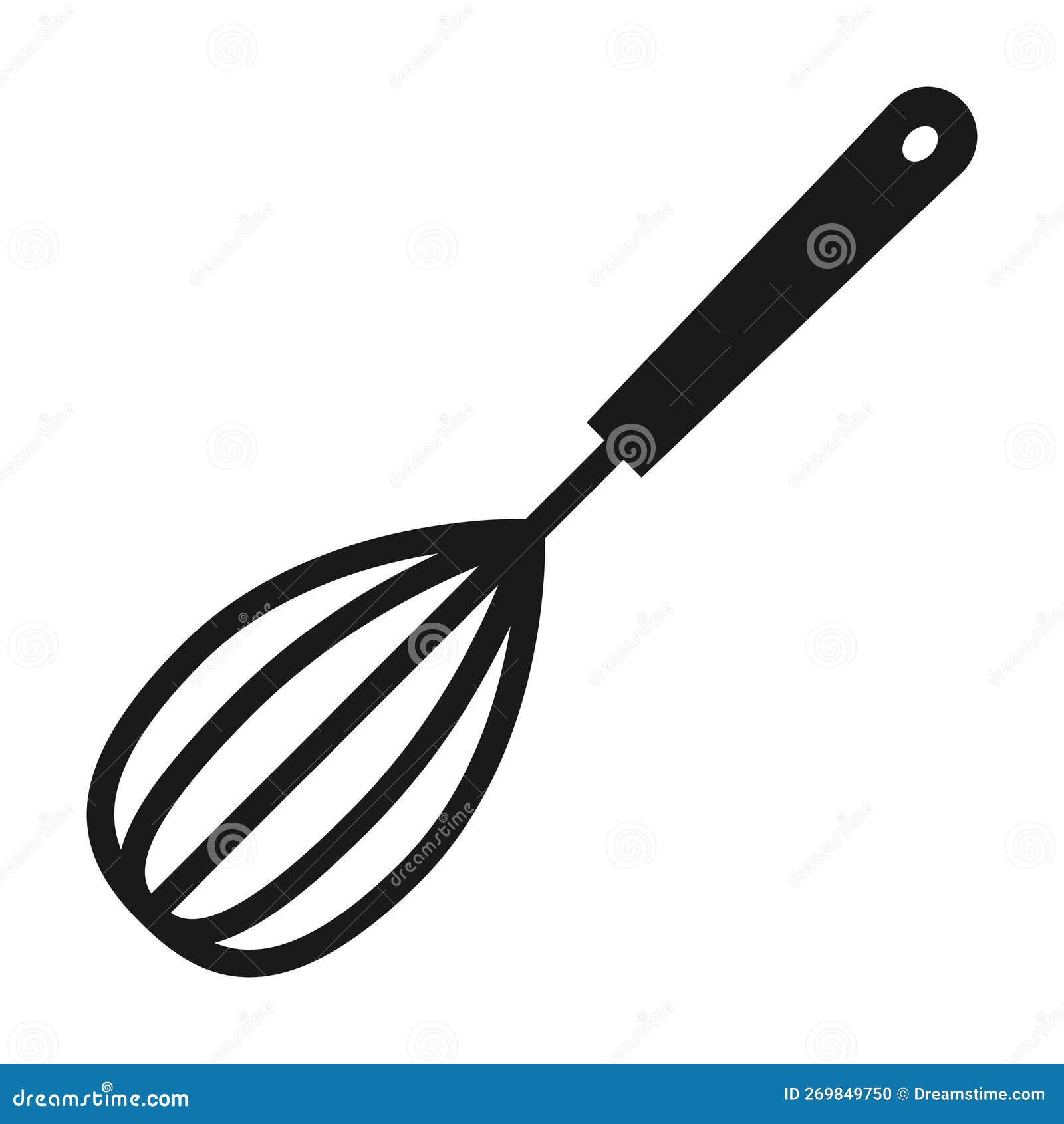 Balloon Whisk for Mixing Icon. Whisking Vector Illustration Stock ...