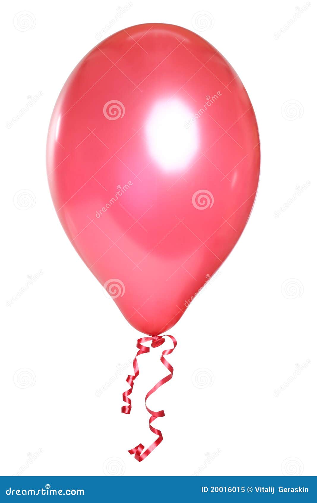 Balloon on White Background Stock Image - Image of rubber, anniversary ...