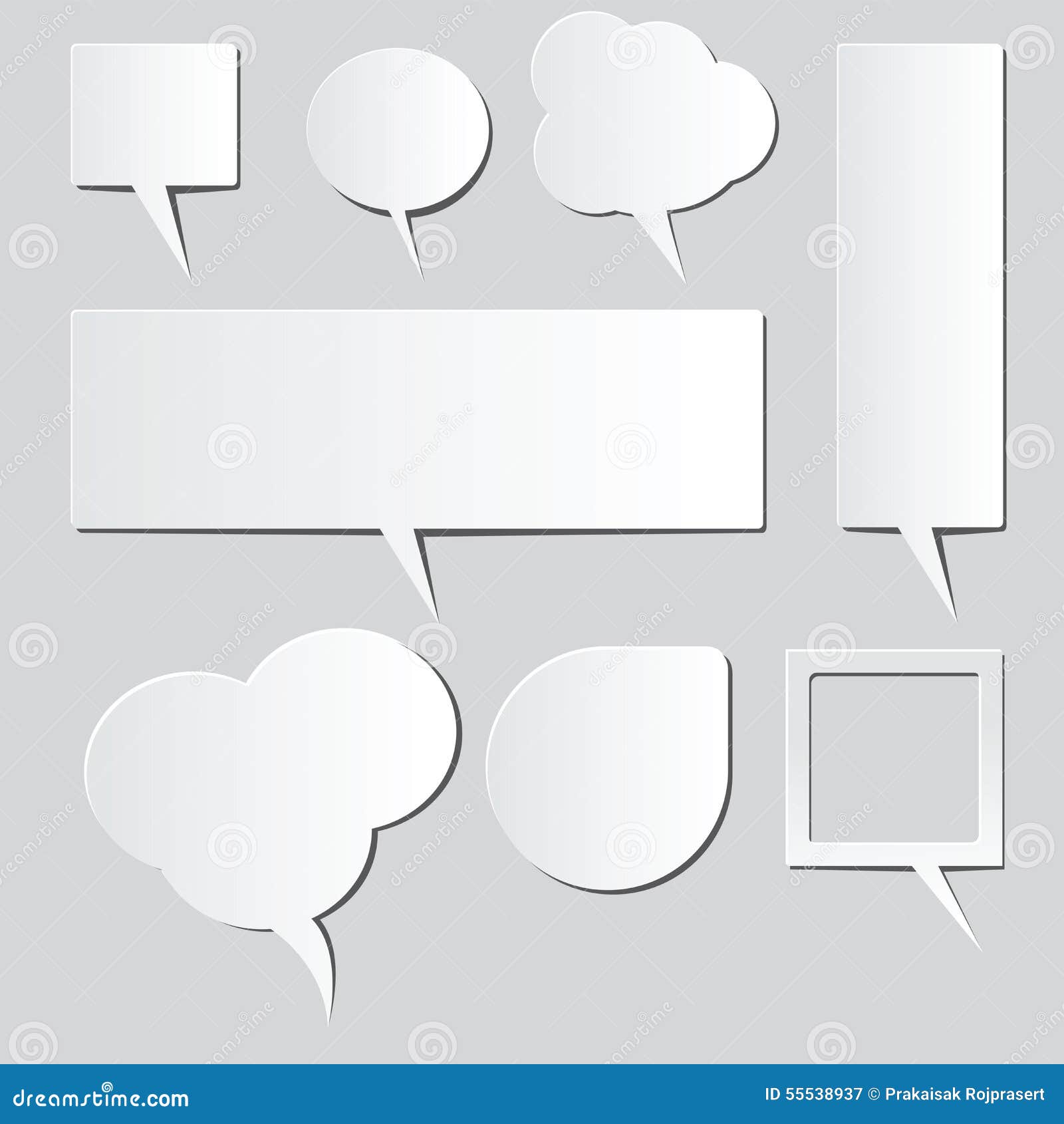 Balloon words stock vector. Illustration of imagine, paper - 55538937