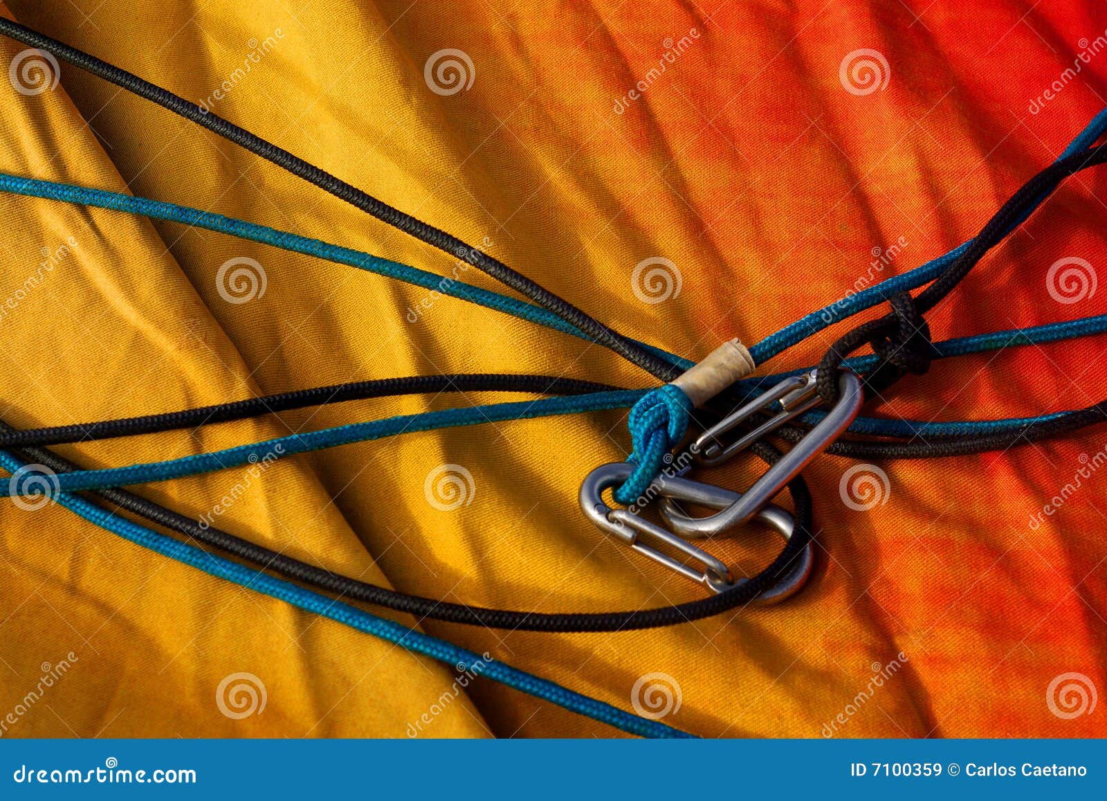 Ballooning Gear stock image. Image of knot, rope, strap - 7100359