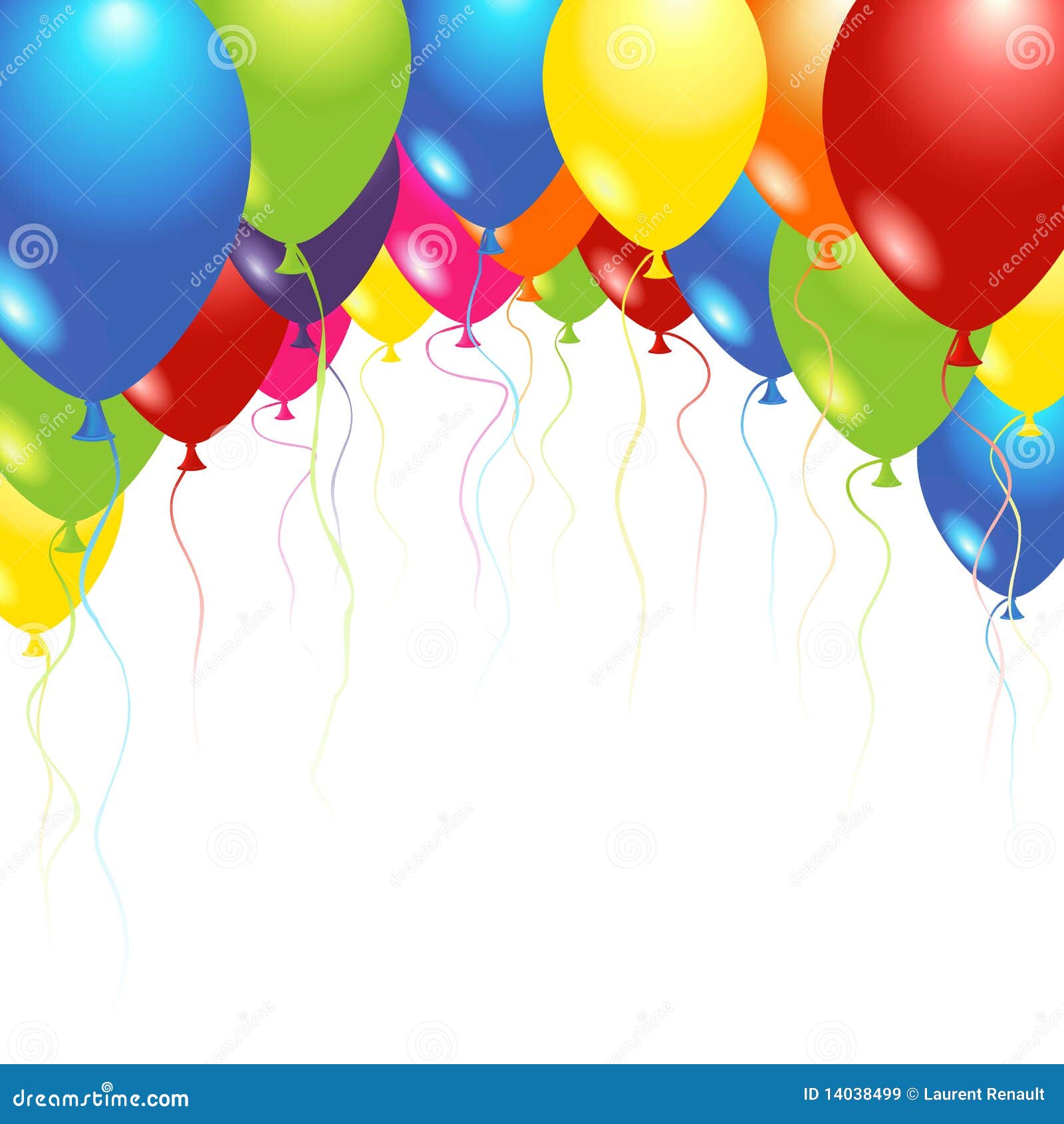 Balloons stock vector. Illustration of festive, happy - 14038499