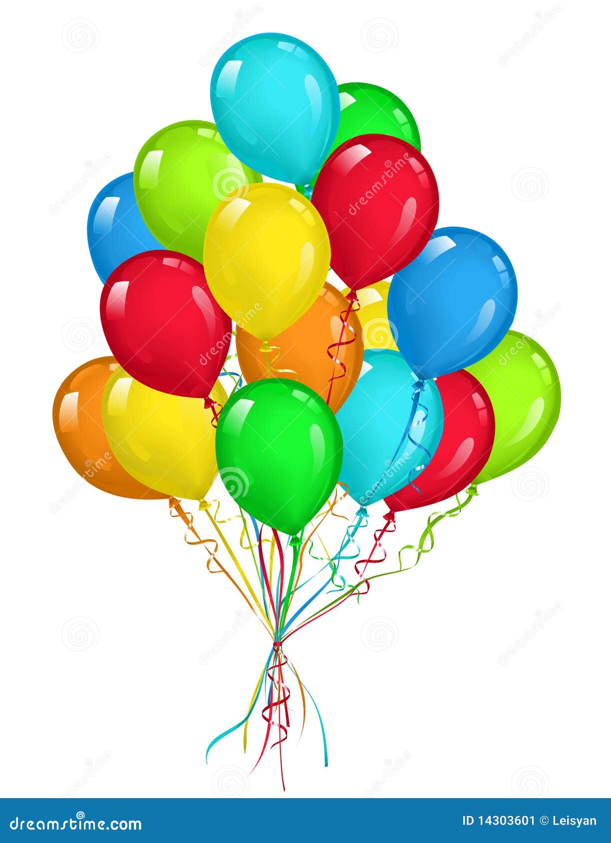 Pop Art Balloons Cartoon Vector | CartoonDealer.com #4549637