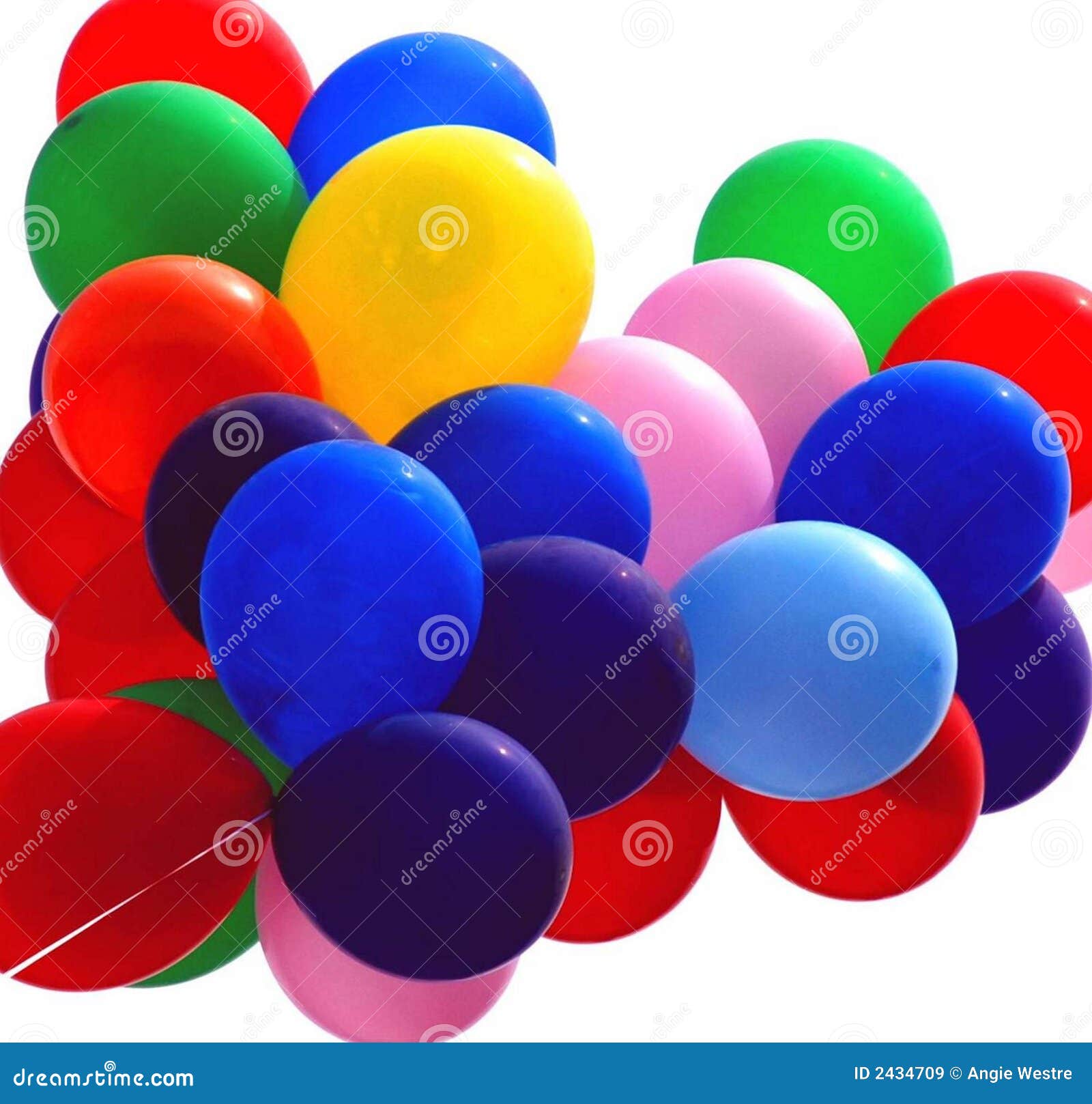 Balloons stock image. Image of helium, balloons, primary - 2434709